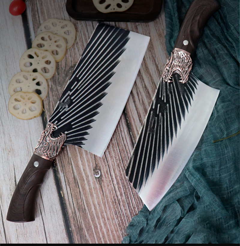 Dragon head handle Japanese Knife Original stainless steel kitchen ...