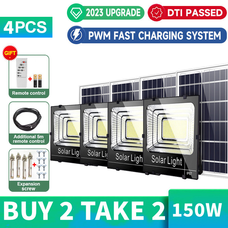 Free Shipping 】 solar flood light 1000W outdoor waterproof IP67 solar lights LED original 1103 ...