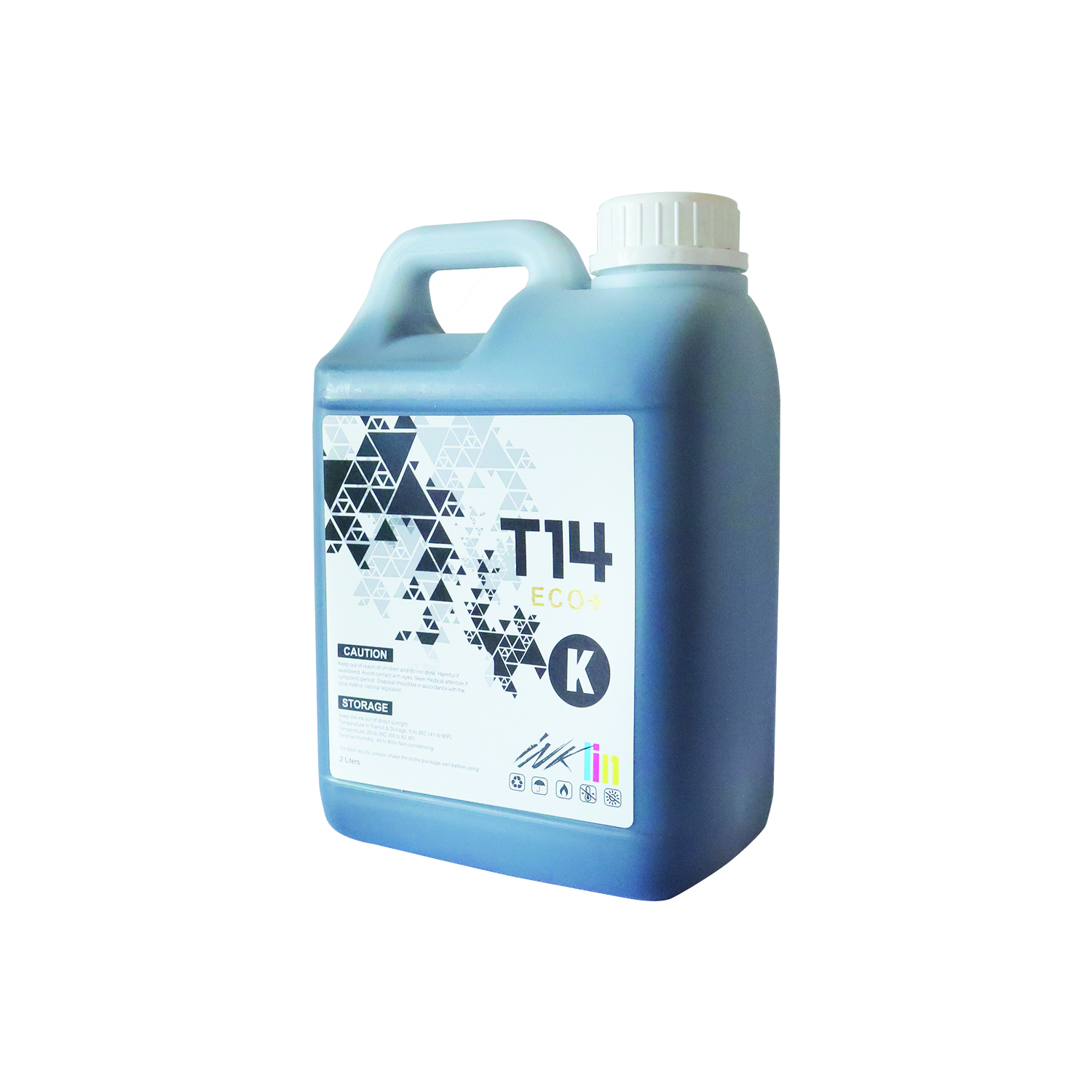 KGS Solvent Ink T14 Eco Plus 2 Liters Compatible for 14 PL-42 PL ...