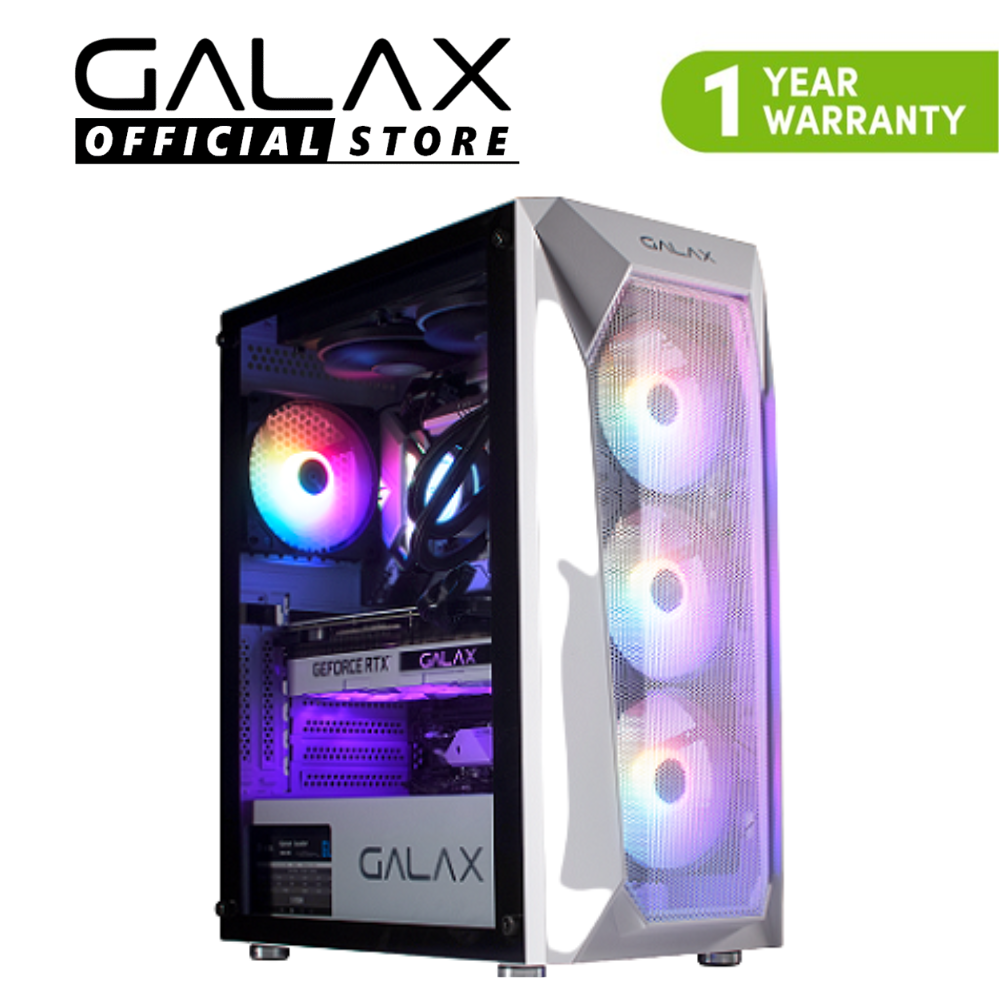GALAX Revolution-05 PC Case (REV-05W) ATX, M-ATX, ITX [WHITE] | Lazada PH