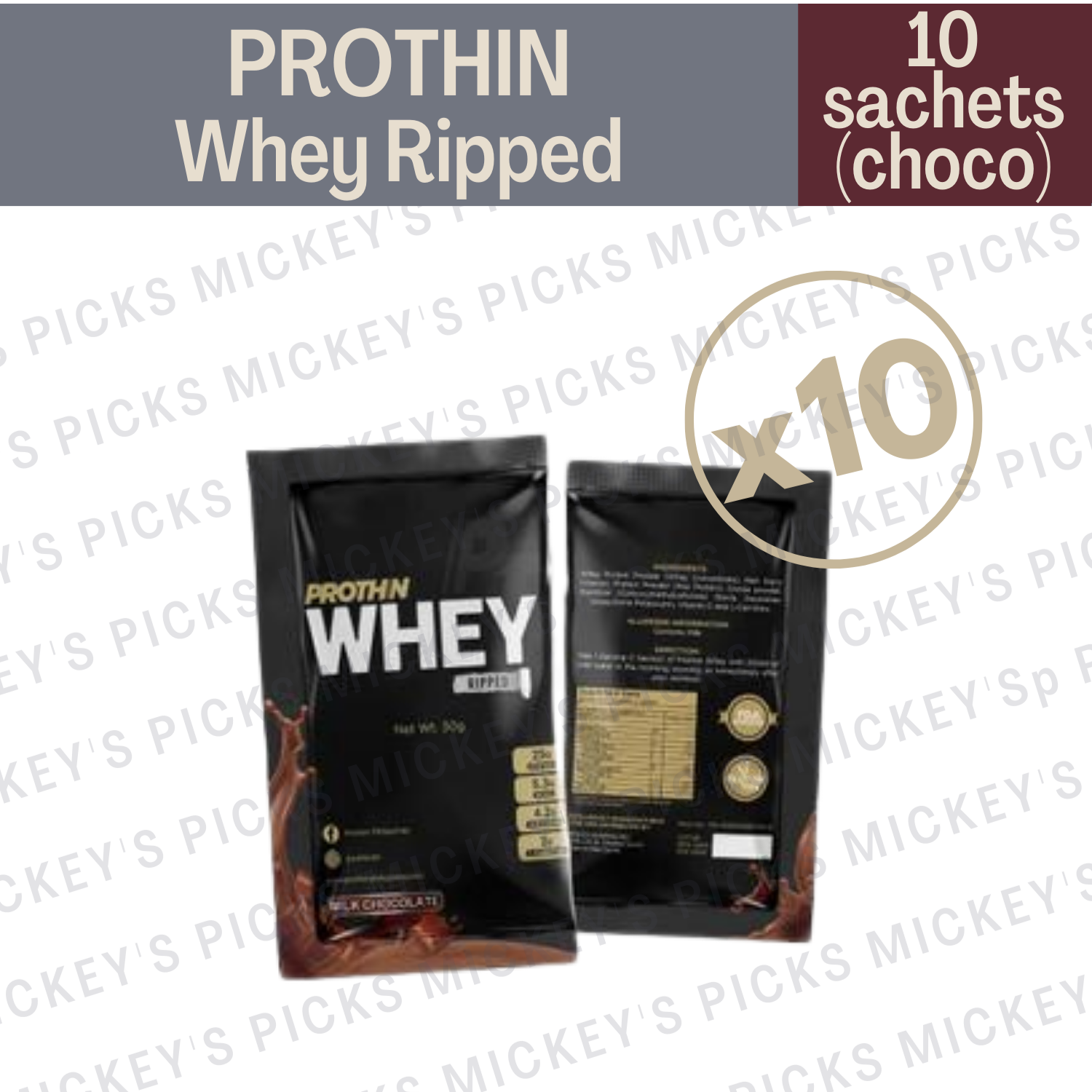 Prothin Whey Ripped Prothin Whey Ripped) (1, 10, 60, or 151 servings ...