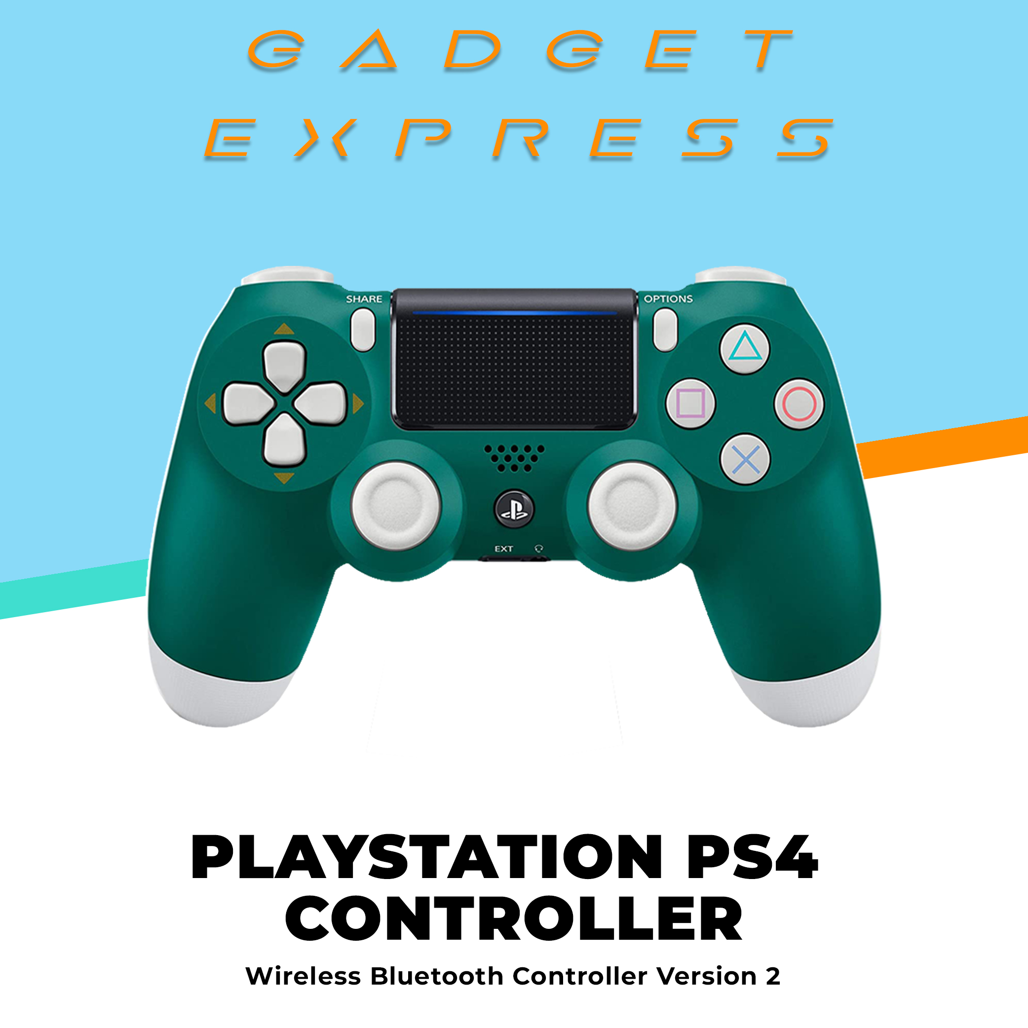 Replacement PlayStation PS4 Wireless Bluetooth Controller V2 (Alphine ...