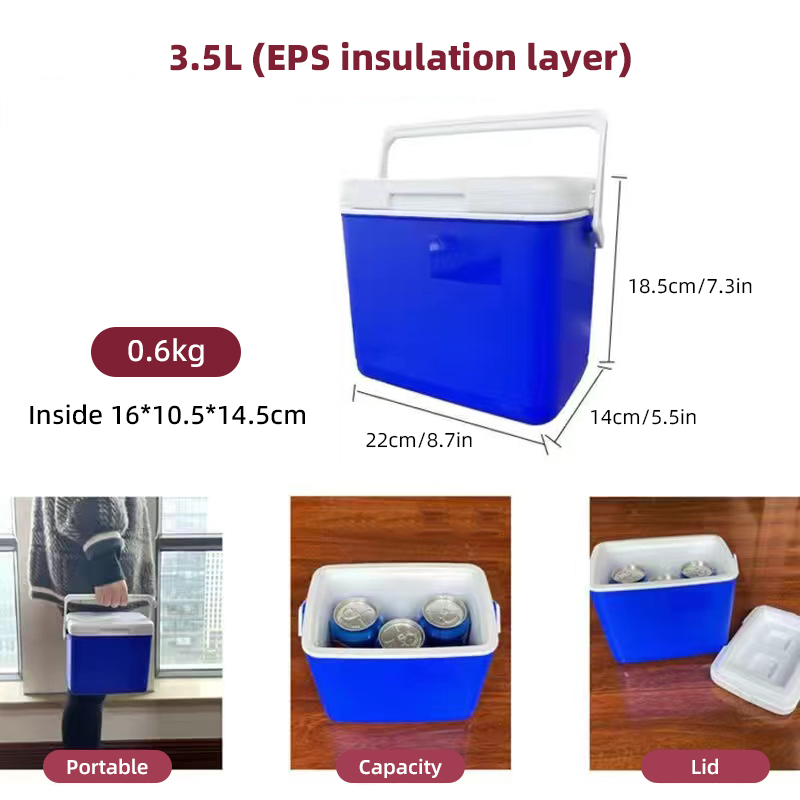 HIGH-QUALITY COOLER BOX Polar Ice Box Large 3.5 Liter Plain Lid 100% ...