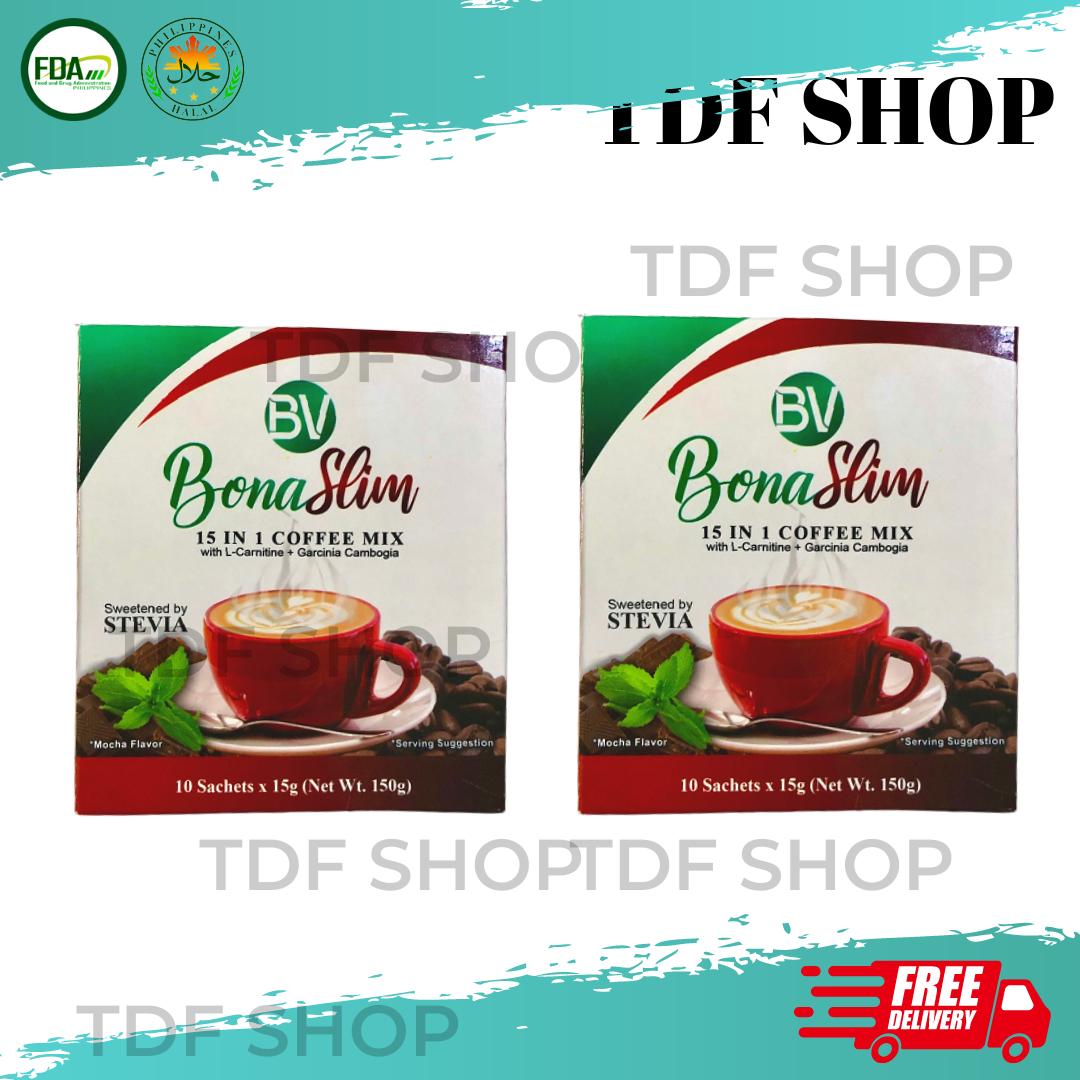(5+1) BonaSlim 15 in 1 BonaVita Slimming Coffee 10 Sachets with L ...