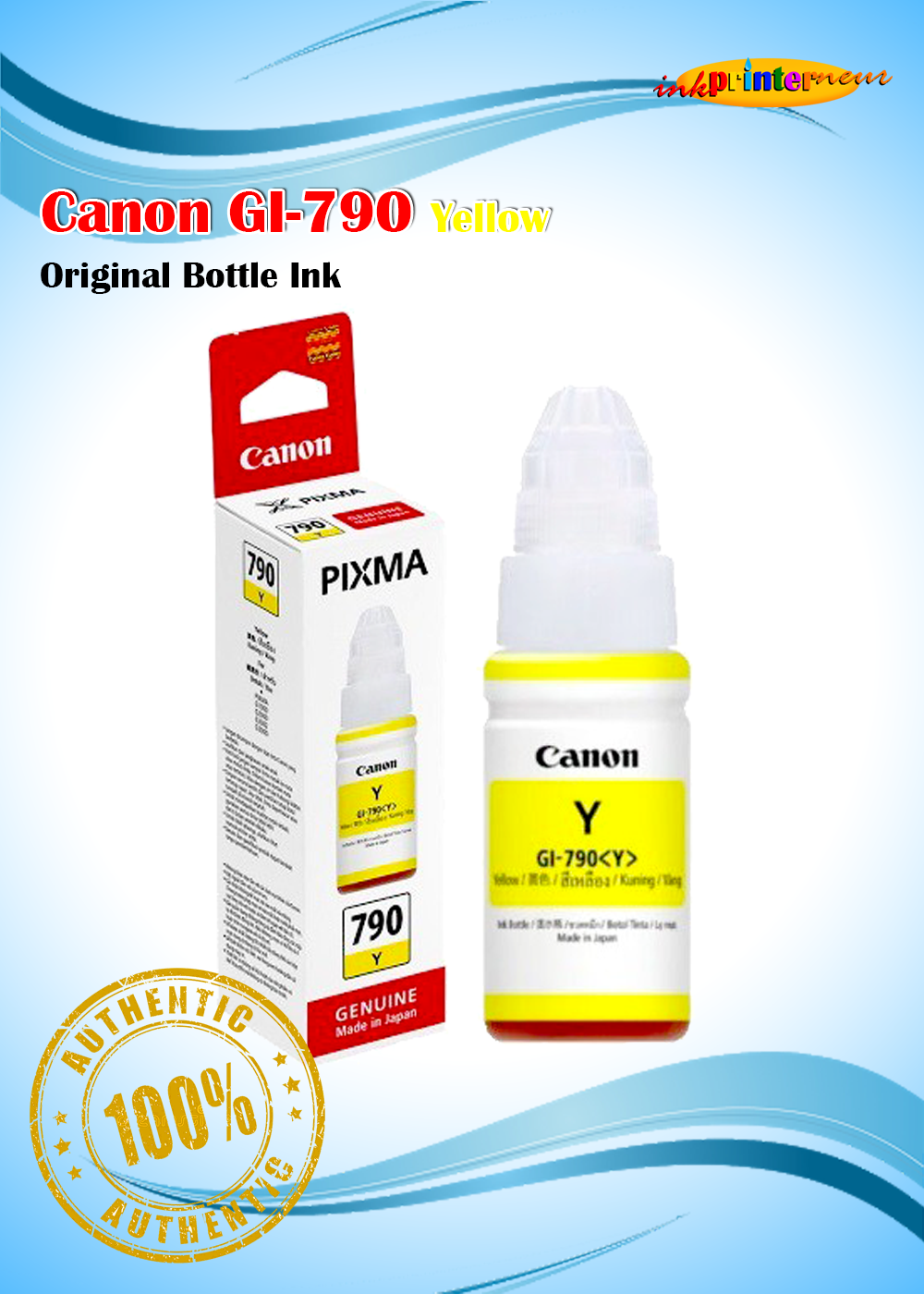 Canon GI-790 Yellow Ink Bottle | Lazada PH