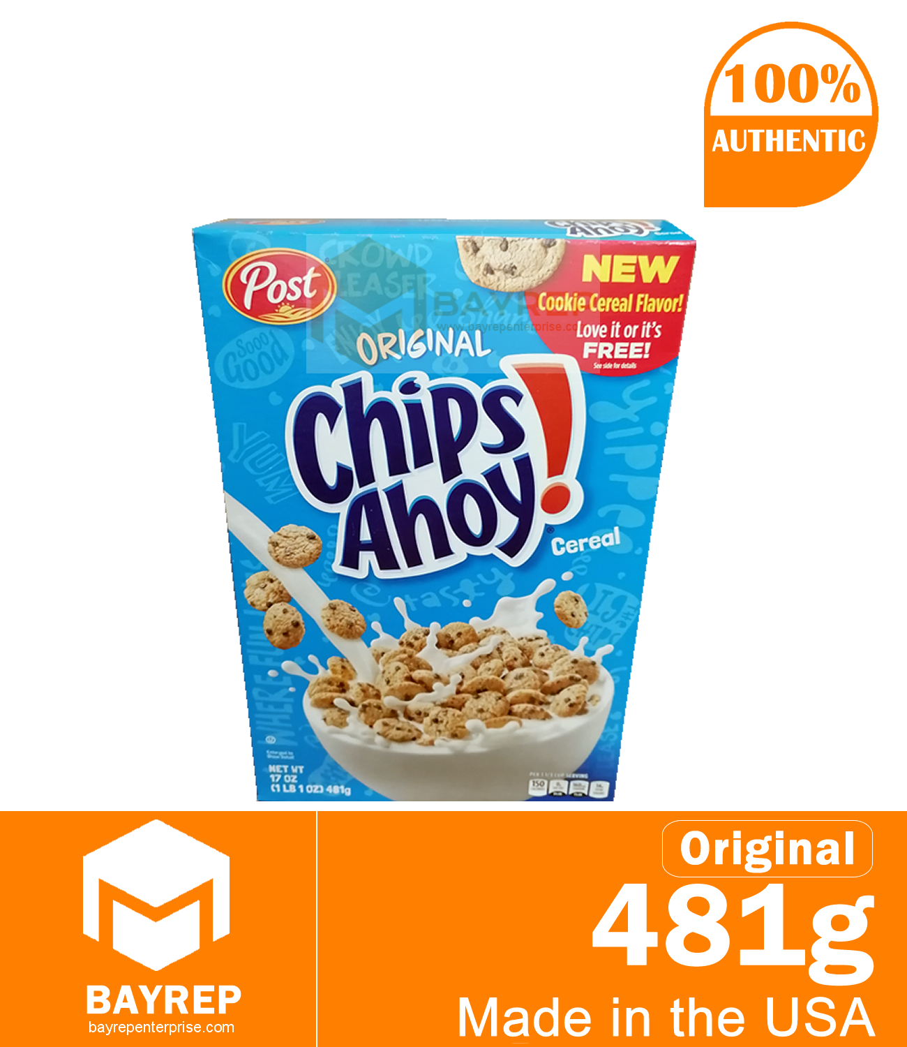 Post Chips Ahoy Cereal | Original, 481g | Lazada PH