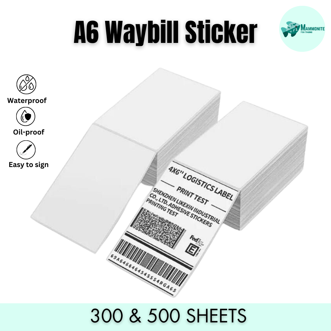 Waybill Sticker FOLD A6 Size Waybill Sticker Thermal Paper Waybill ...