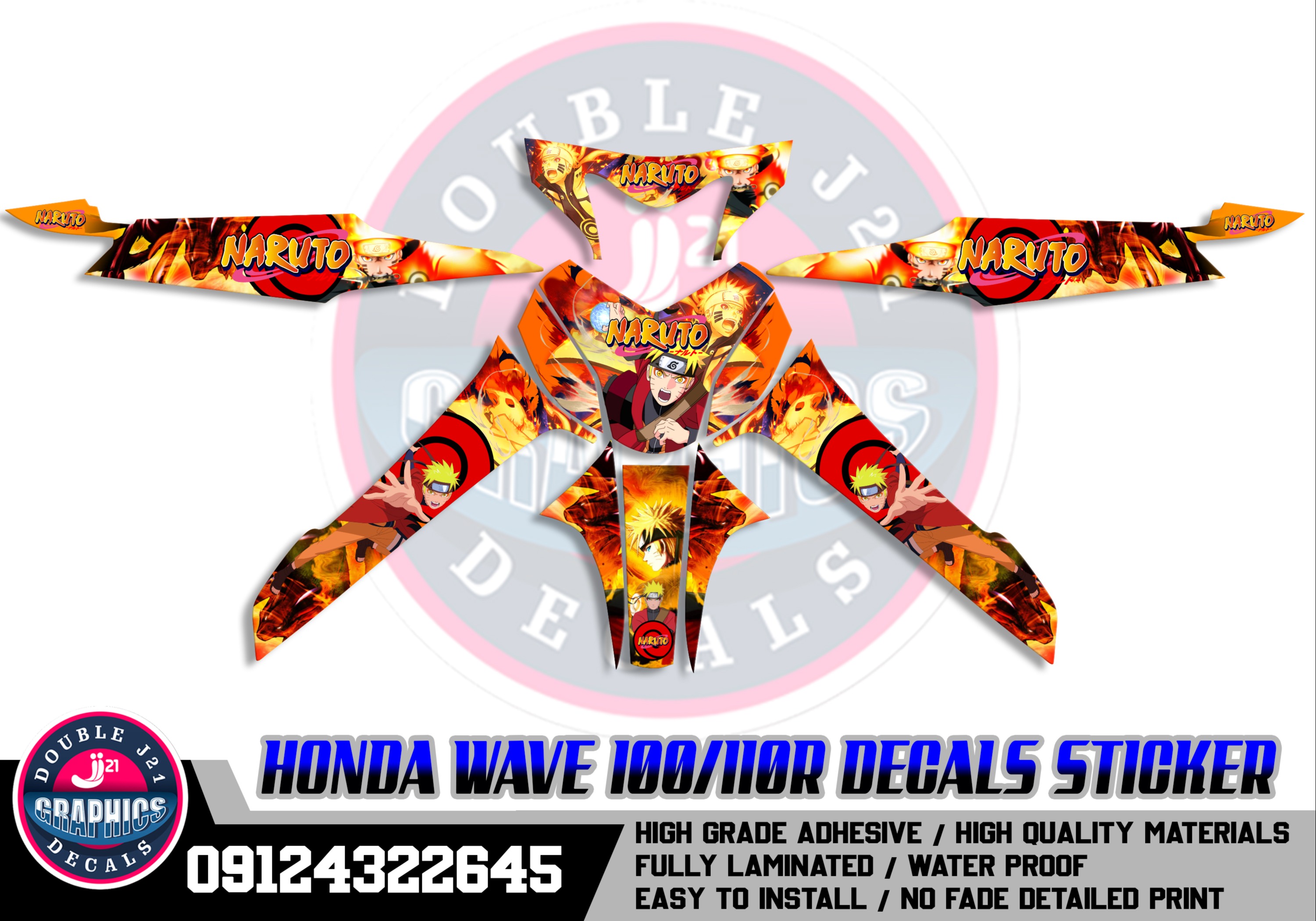 Honda Wave 100/110r Decals Sticker | Lazada PH