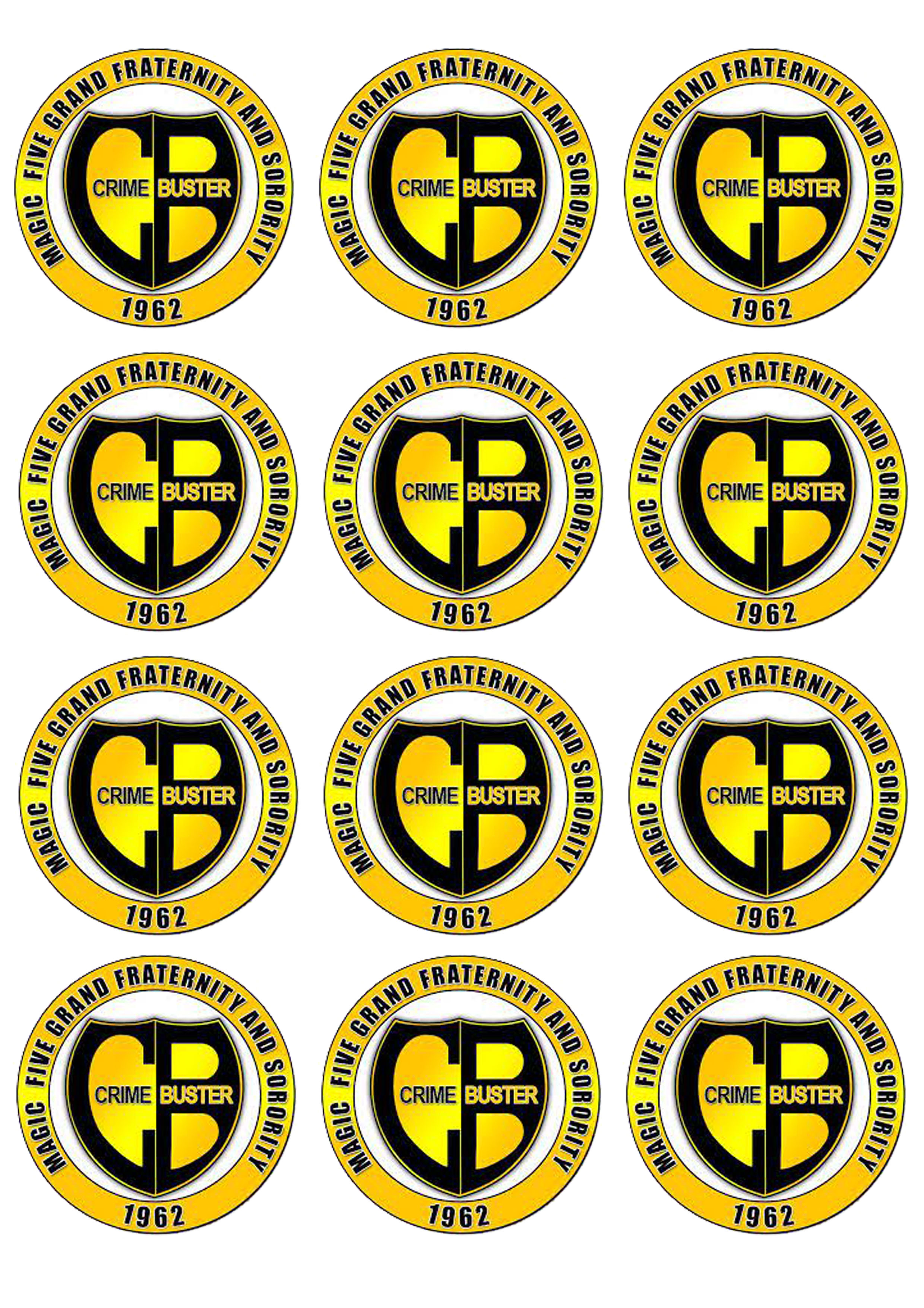 MAGIC 5 FRATERNITY STICKERS | Lazada PH