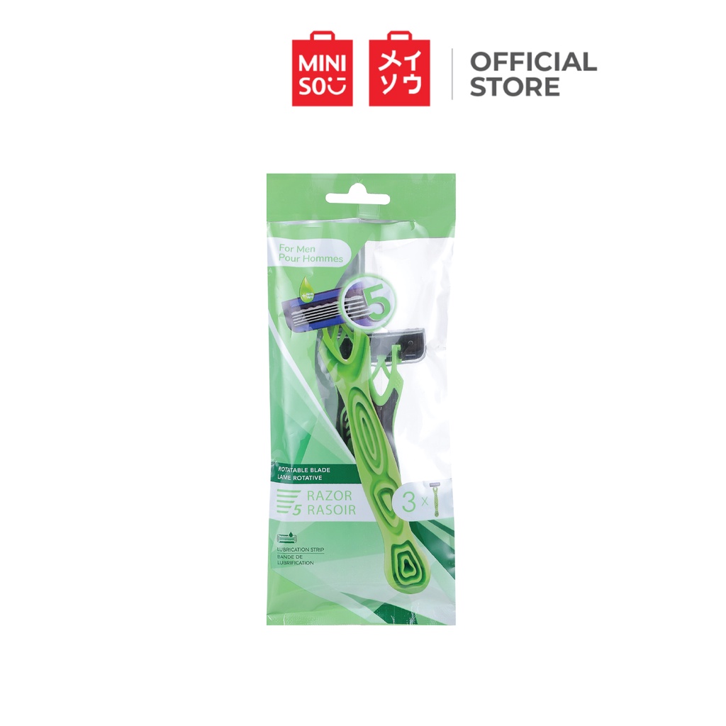 Miniso Men'S Five-Layer Razor ?3 Pcs) | Lazada PH