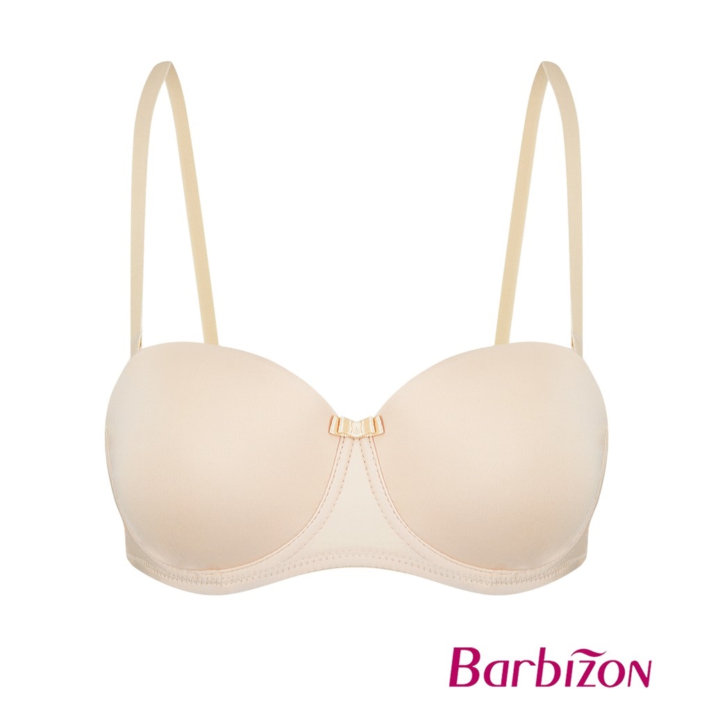 Barbizon Classic Beauty Underwire Half Cup Bra w/ Removable Pads Women ...