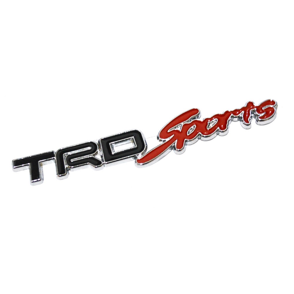 Sieece TRD Sports Metal Emblem Sticker For Toyota Avanza Vios Wigo Rush ...