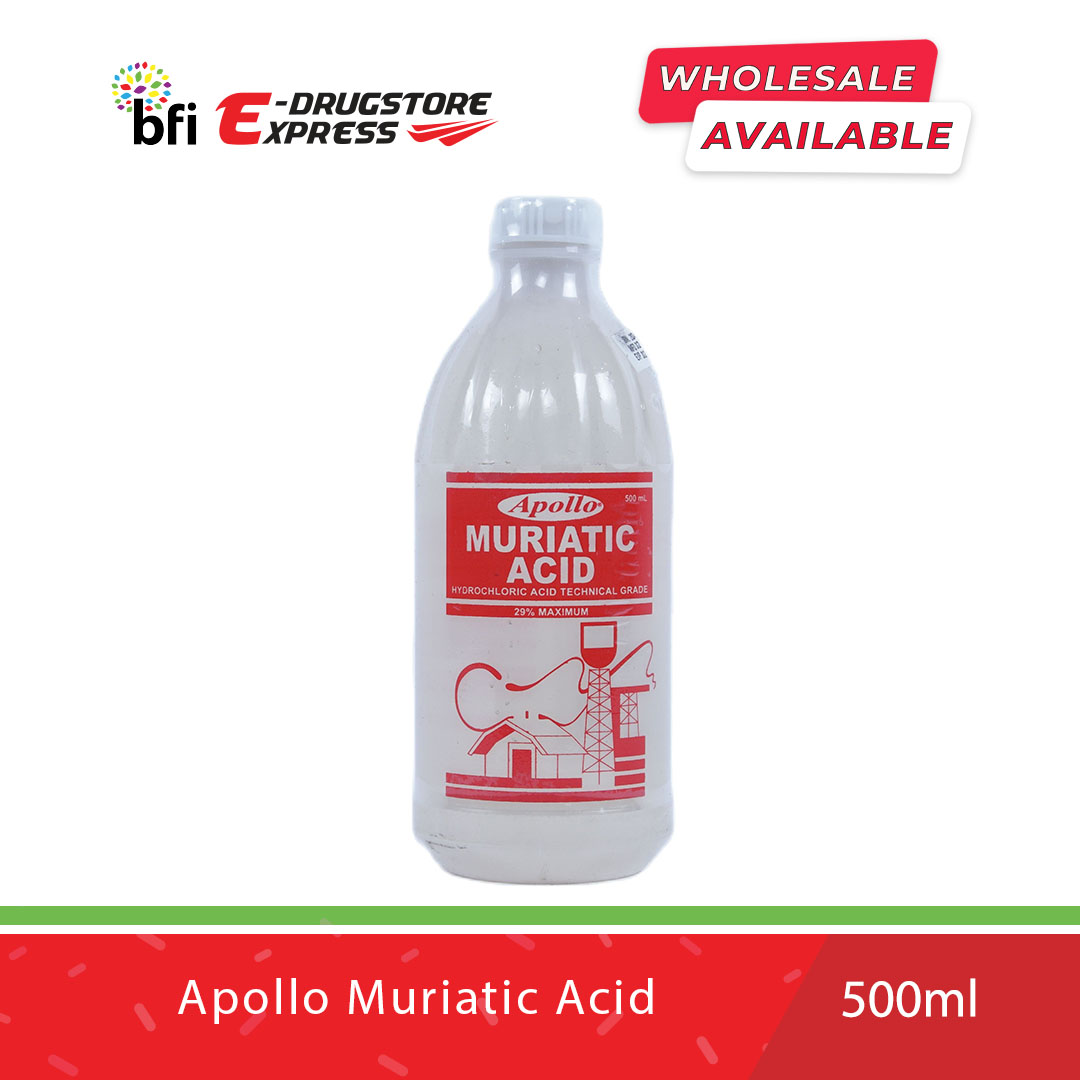 BFI E-Drugstore Apollo Muriatic Acid 500ml | Lazada PH
