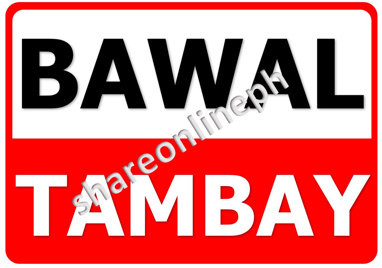 Bawal Tambay Laminated Signage Sticker Signages PVC Signages Sign ...