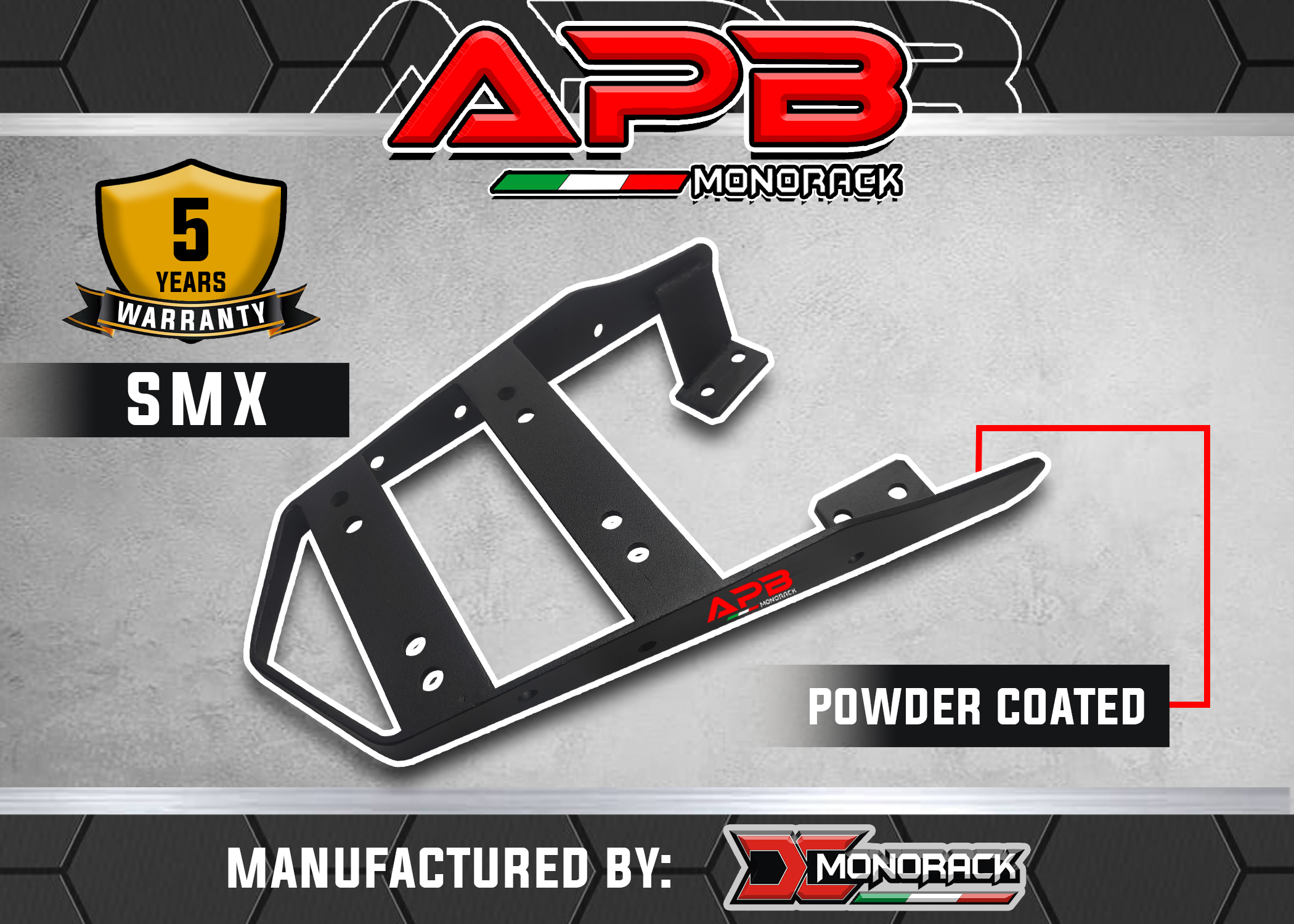 APB MONORACK FOR (SNIPER MX-135/SMX-135) DURABLE DESIGN with 5-Years ...