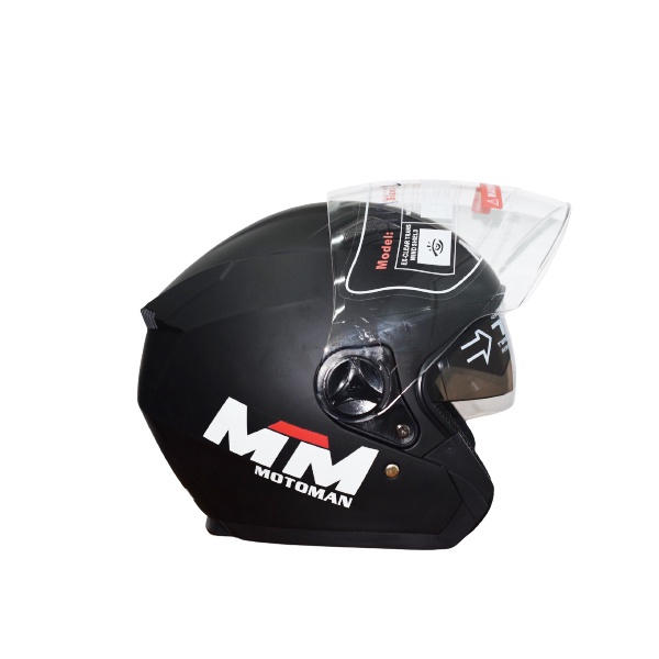 COD MOTOMAN HALF FACE HELMET 719 with DUAL VISOR quality | Lazada PH