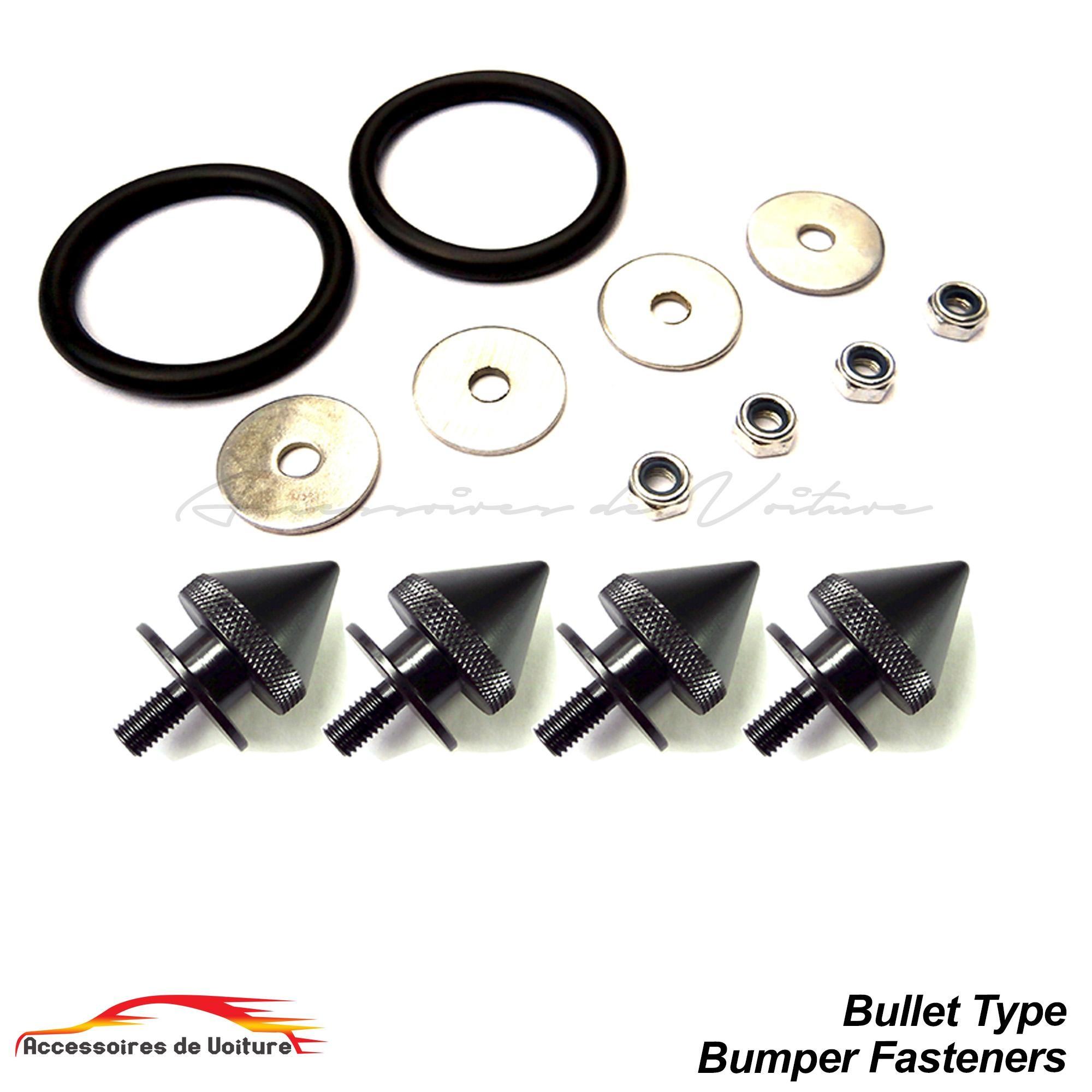 Quick Release Bullet Type Bumper Fasteners (Black) | Lazada PH