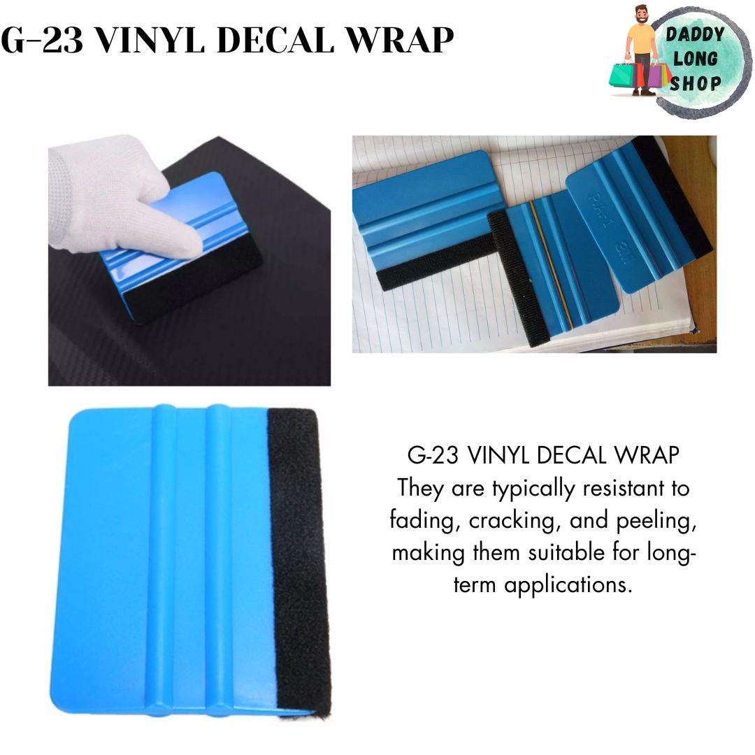 Plastic Car Vinyl Squeegee Decal Wrap Application Tool Soft Felt Edge ...
