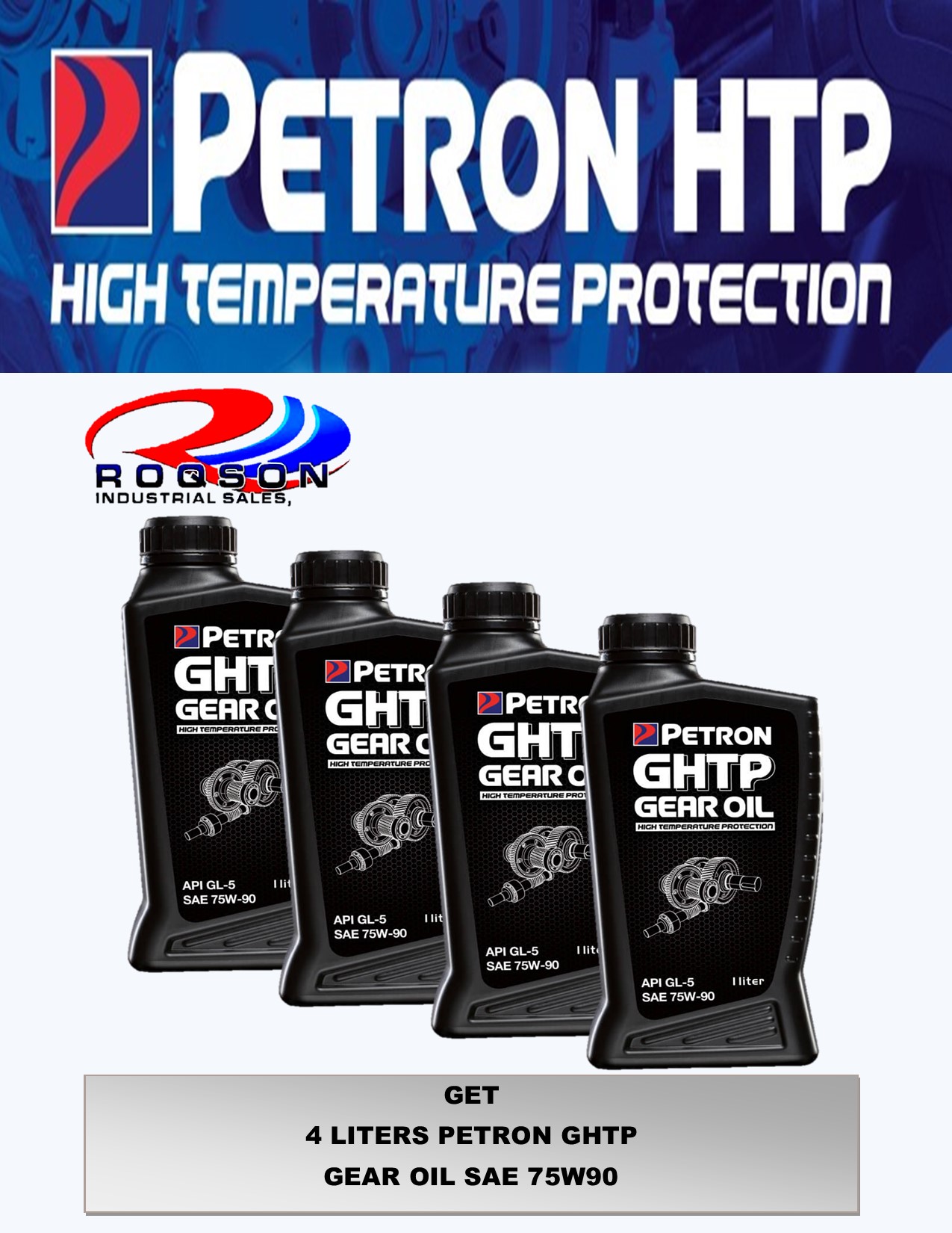 PETRON GHTP GEAR OIL 75W-90 (4 Liters) | Lazada PH