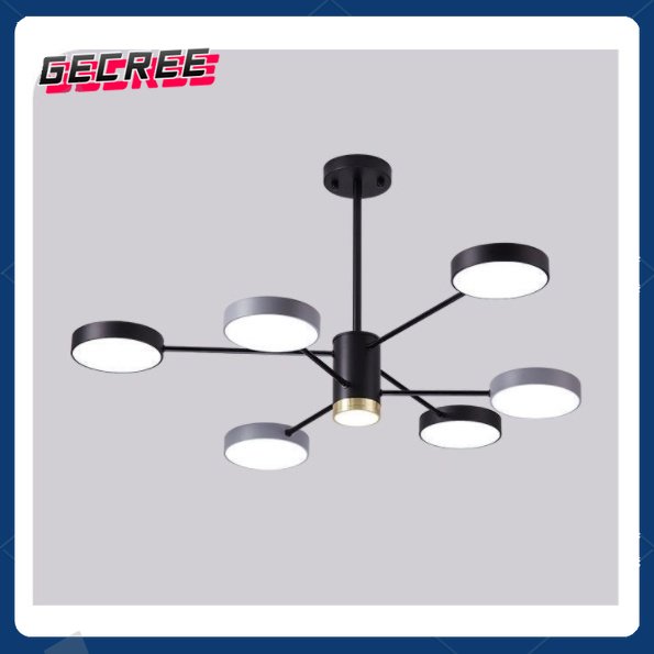 GECREE Nordic Ceiling Light Living Room Minimalist Chandelier Bedroom ...