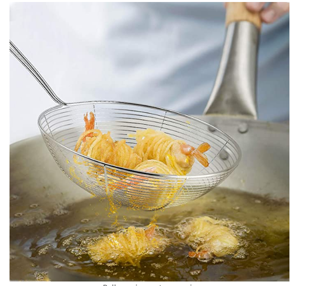 #1002 Spider Strainer Skimmer Asian Strainer Ladle Stainless Steel Wire ...