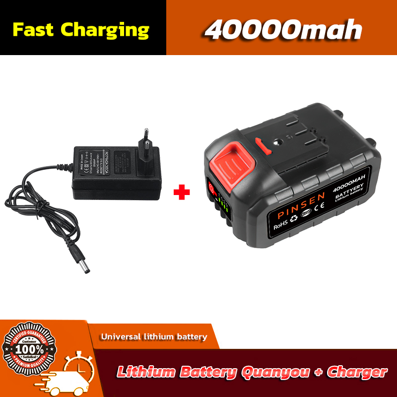 21-198V Large capacity lithium battery,40000mAh Power tool lithium ...