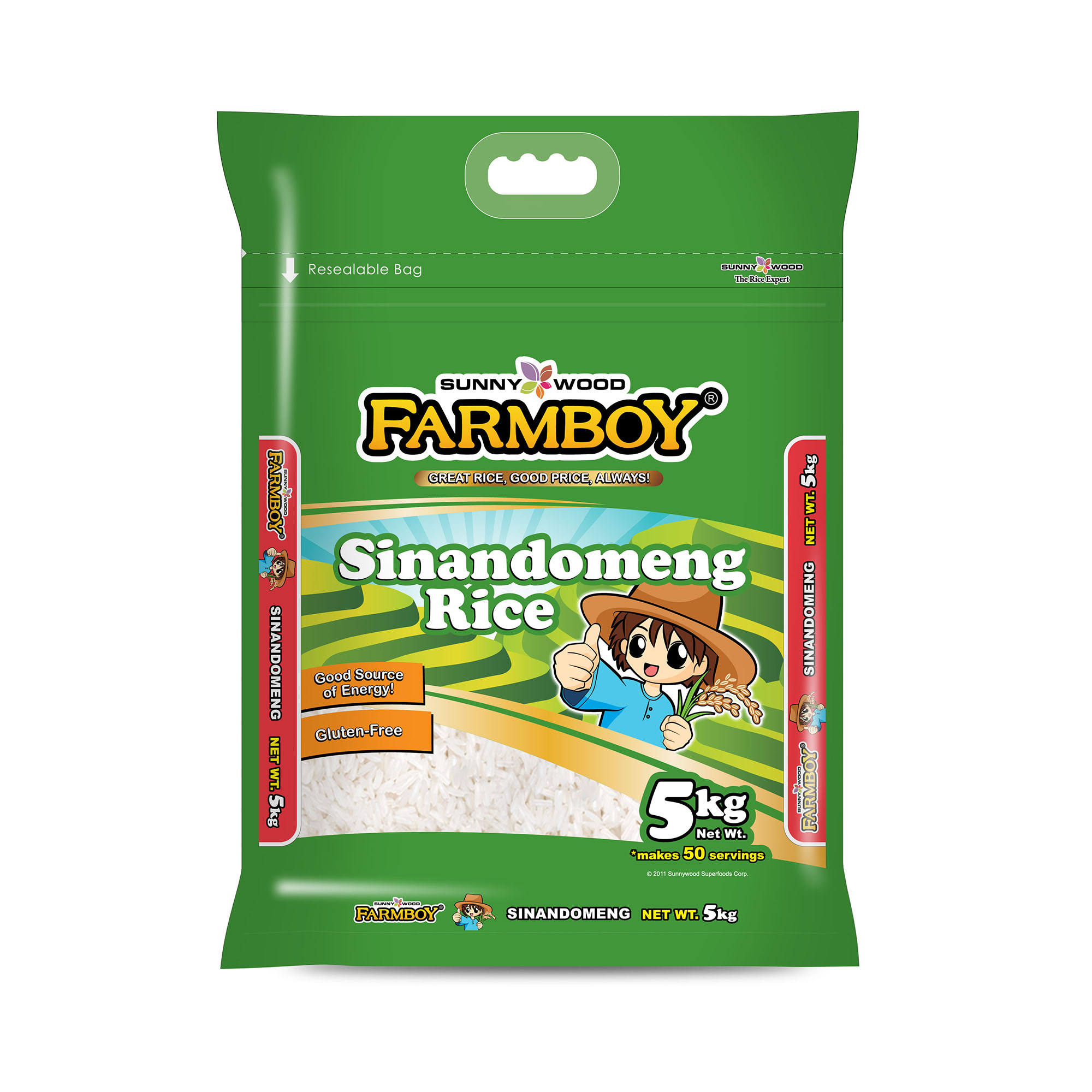 FARMBOY SINANDOMENG RICE 5KG | Lazada PH