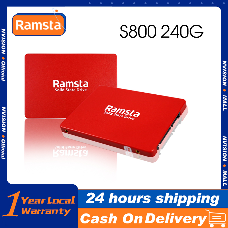 Ramsta SSD S800 Solid State Drive 120G&240G&480G SATA 3 2.5" Internal ...