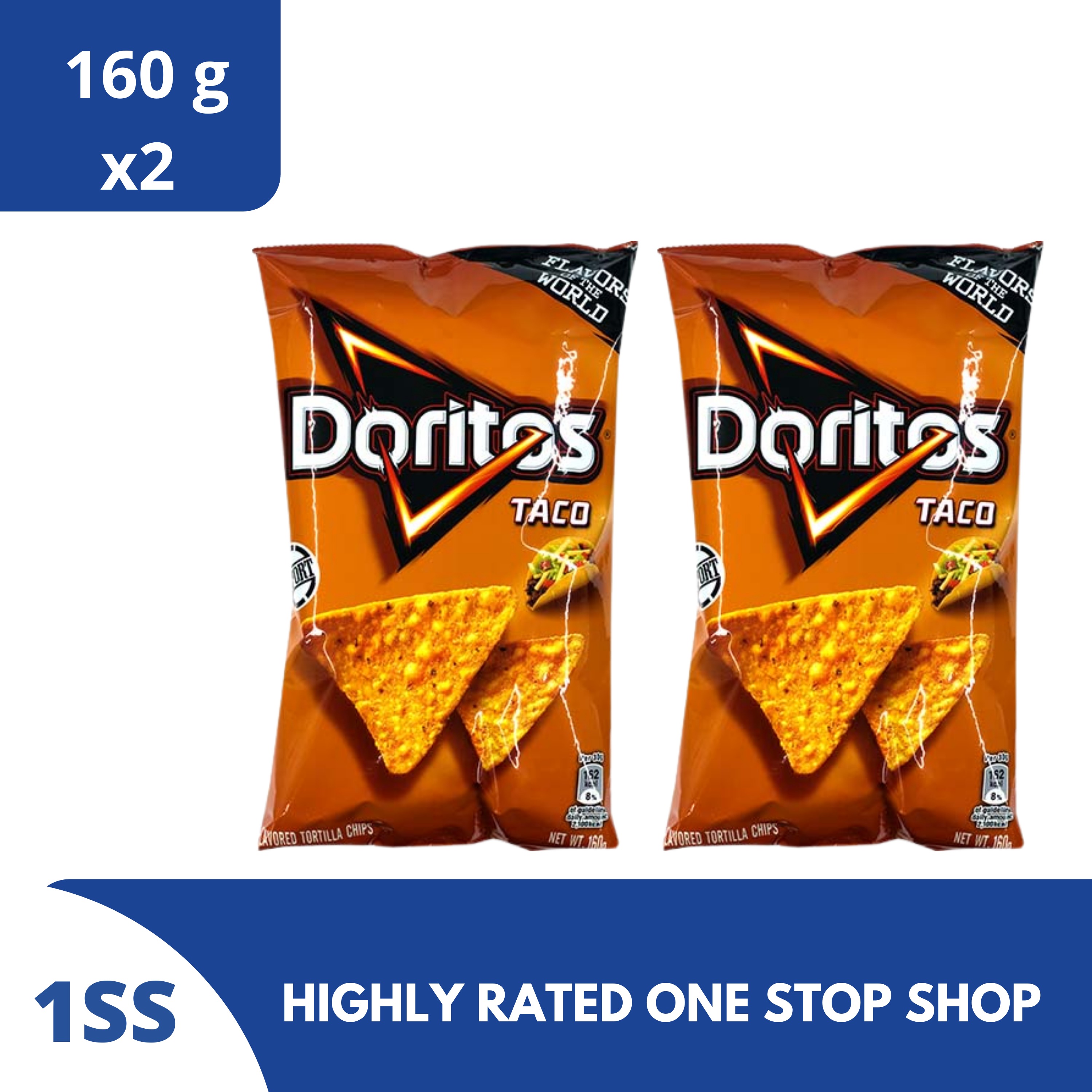 Doritos Taco, 160g, set of 2 | Lazada PH