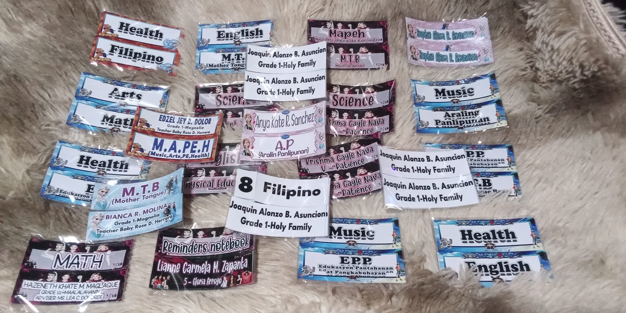 Subject label sticker for notebook in A4 size | Lazada PH