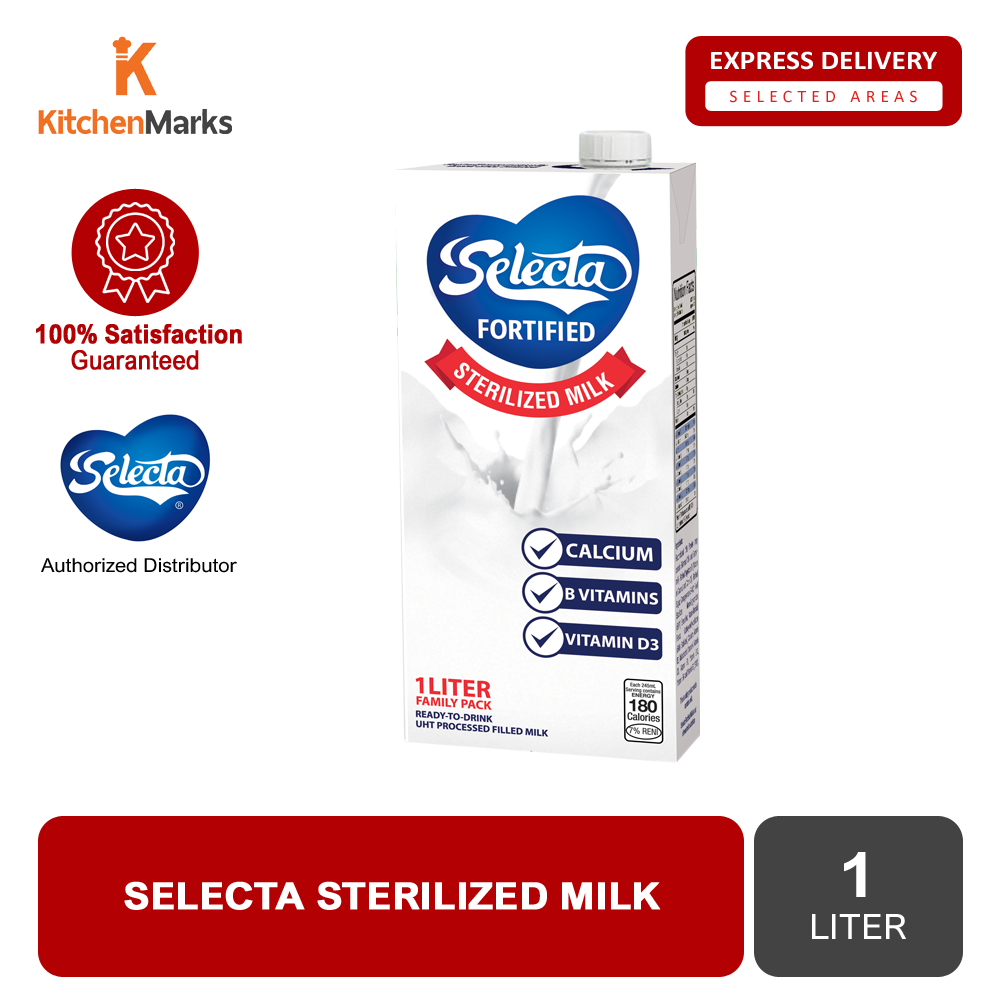 Selecta Sterilized Milk 1 Liter - Express Delivery | Lazada PH