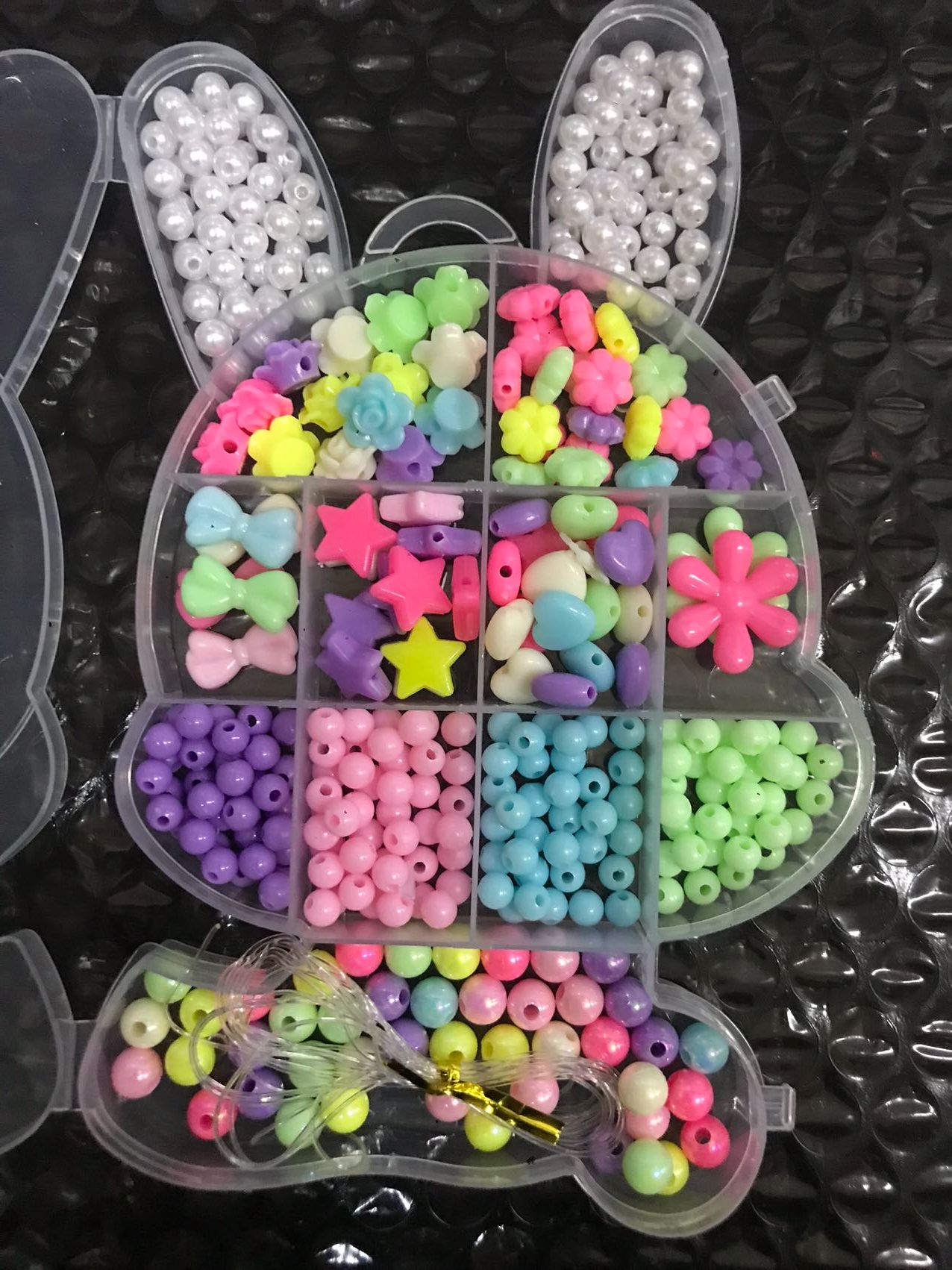 NEW COD! Bracelet beads set for kids bead set for making necklac and ...