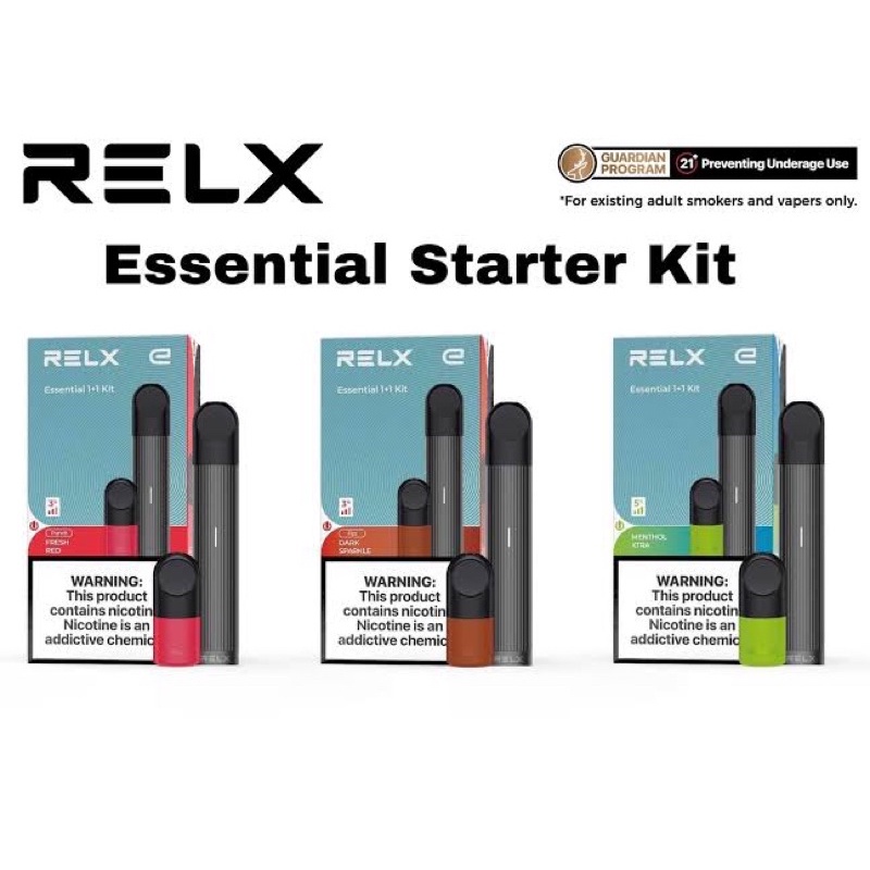 Authentic RELX ESSENTIAL Device kit w/pod | Original Brand New Sealed ...