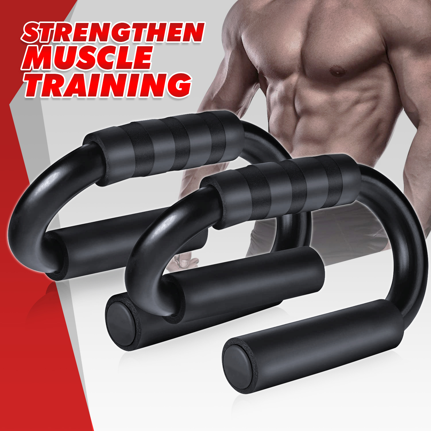 Home Workout Exercise Push Up Stand Fitness Push Up Bar Gym Work Out ...