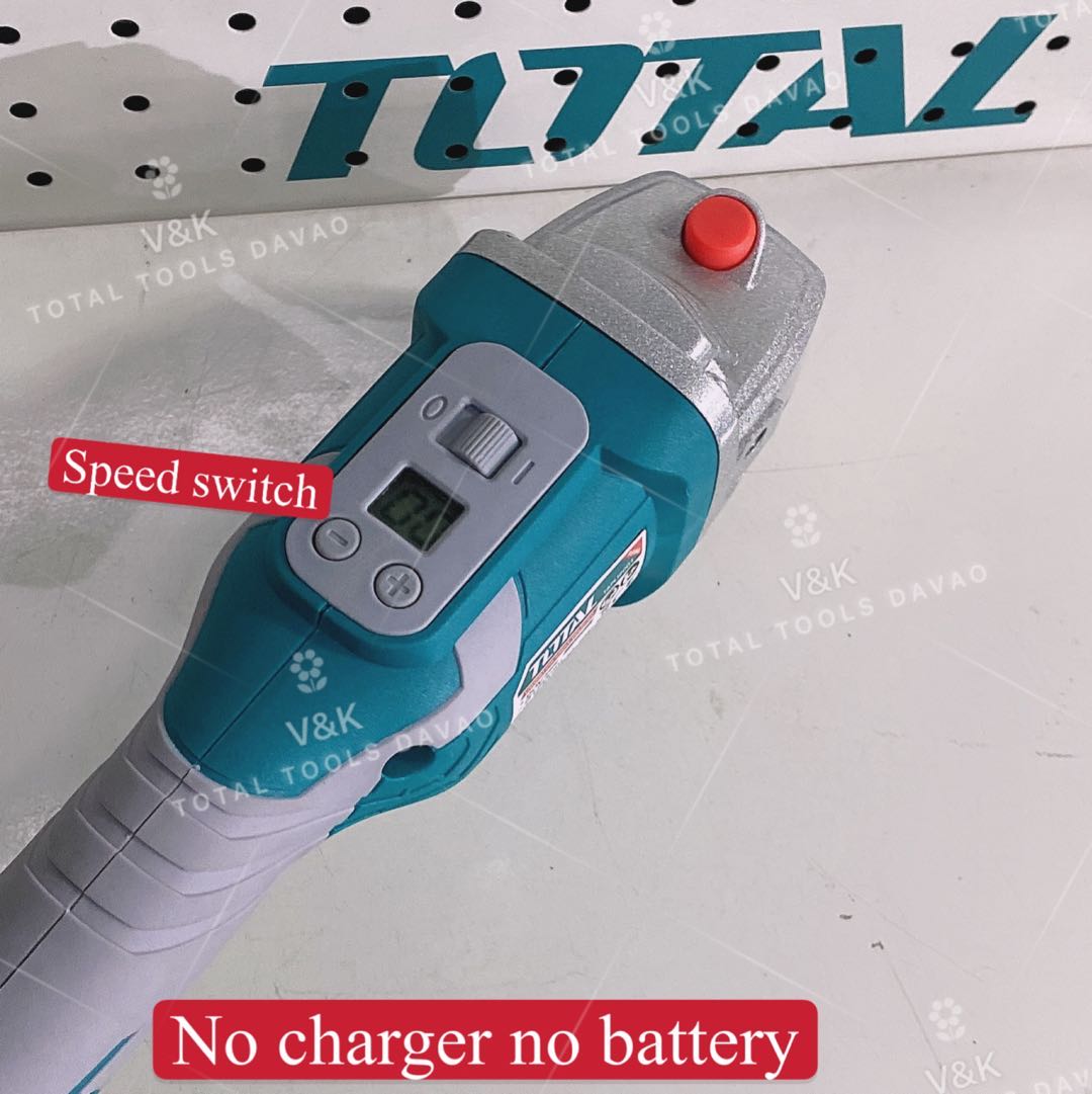 TOTAL cordless angle polisher 20v NO battery NO charger TAPLI2001 ...