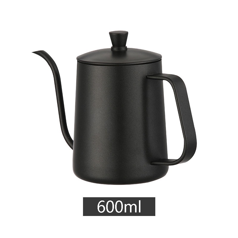 Gooseneck Kettle 350ml/600ml Coffee Pot 304 Stainless Steel Pour Over Kettle For Drip Coffee ...