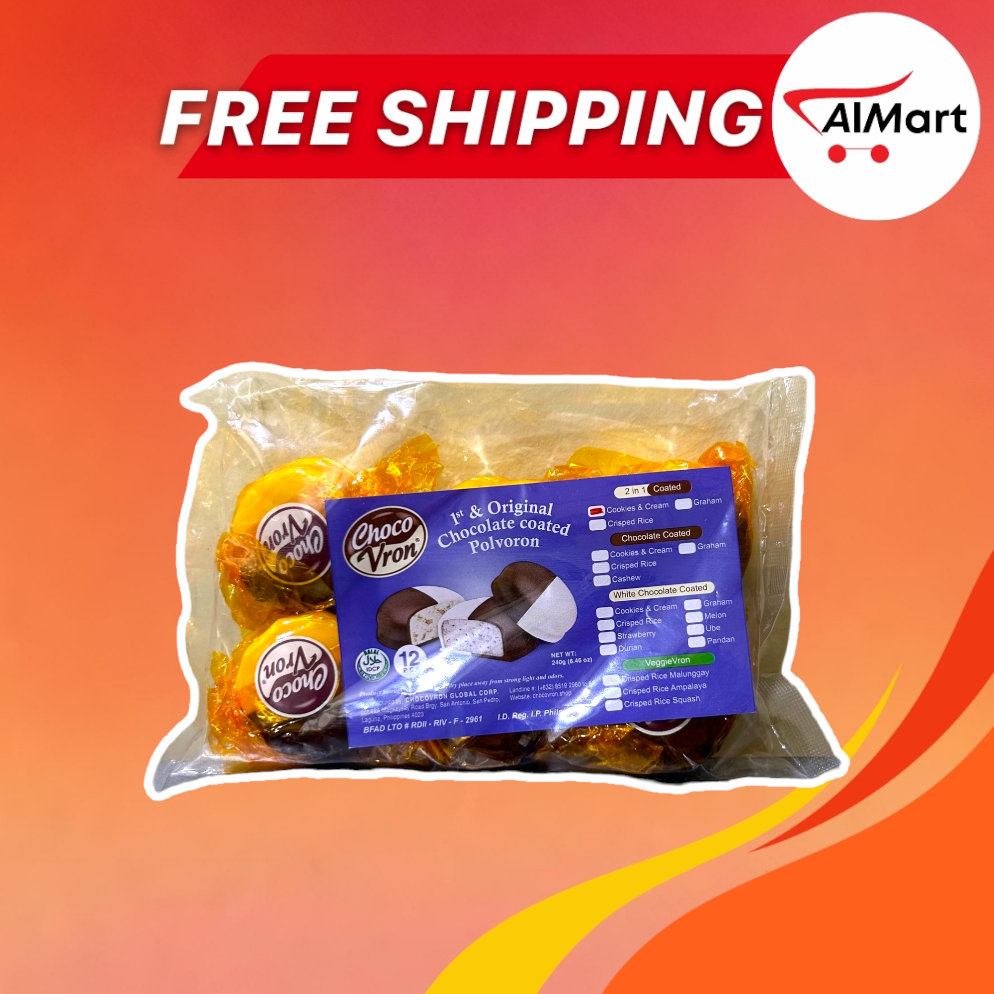 CHOCOVRON (12 PIECES PER PACK) (240GRAMS) | Lazada PH