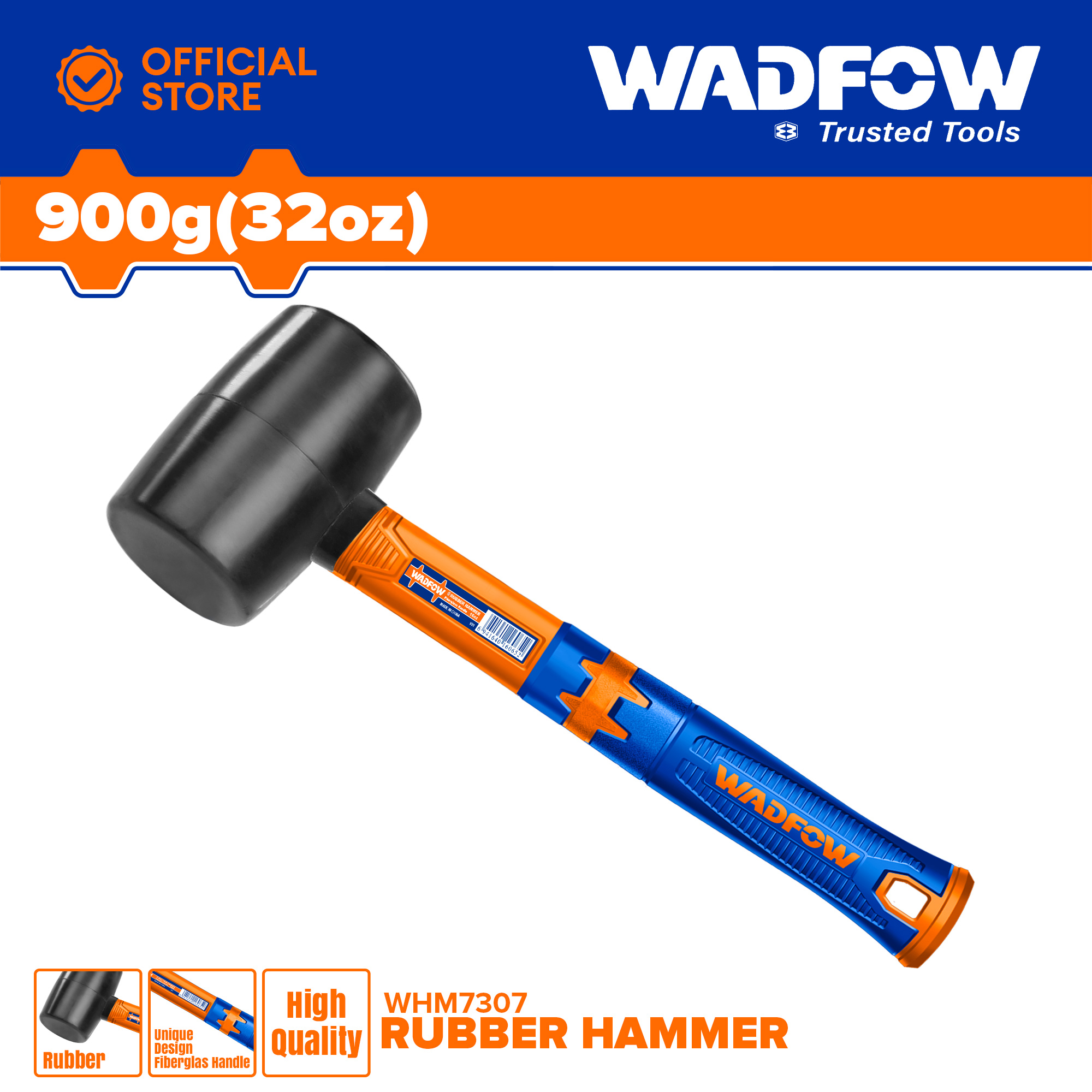 WADFOW 24oz | 32oz Rubber Hammer [SOLD PER PIECE] Unique Design ...
