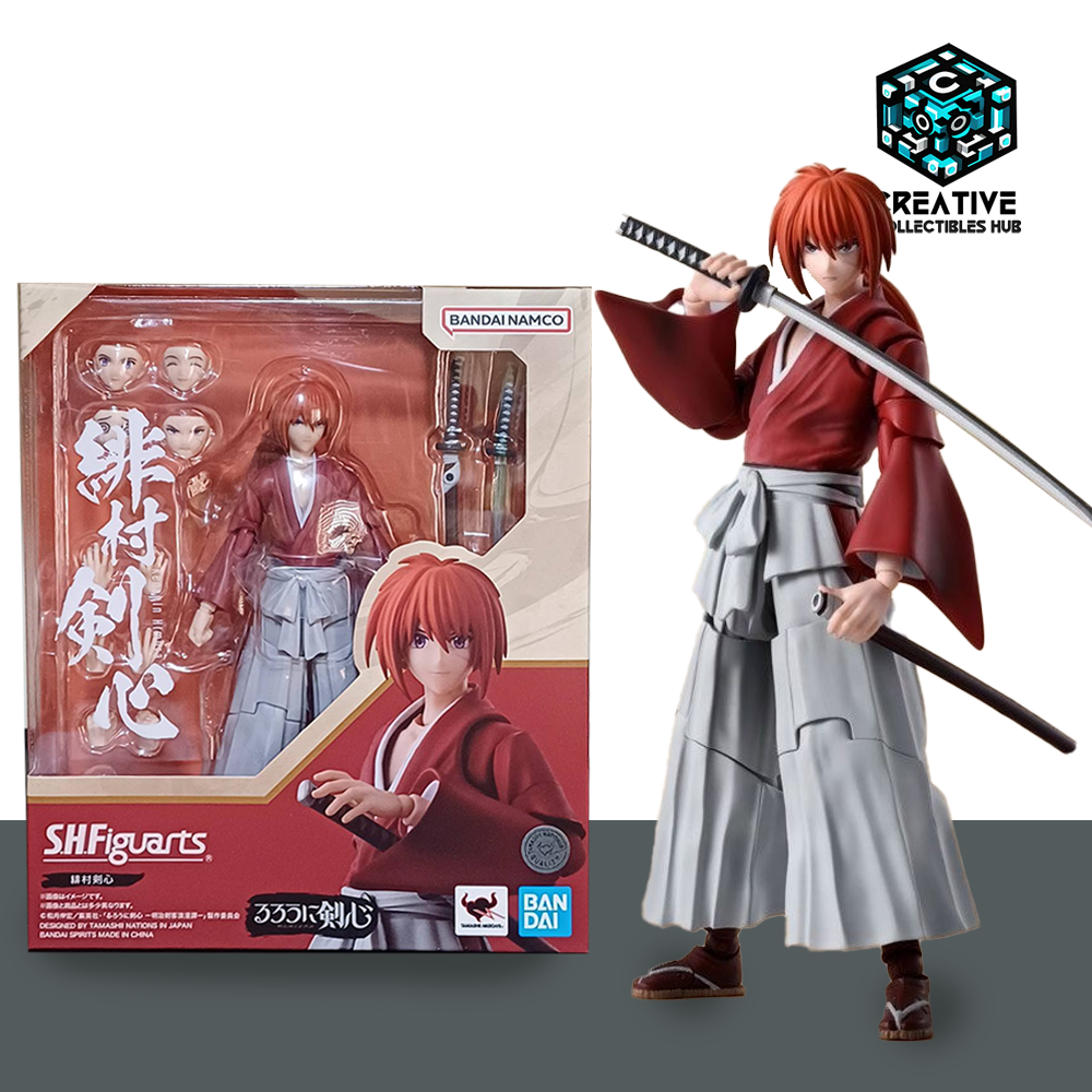 Bandai SH Figuarts Kenshin Himura Samurai X SHF S.H.Figuarts Kenshin ...