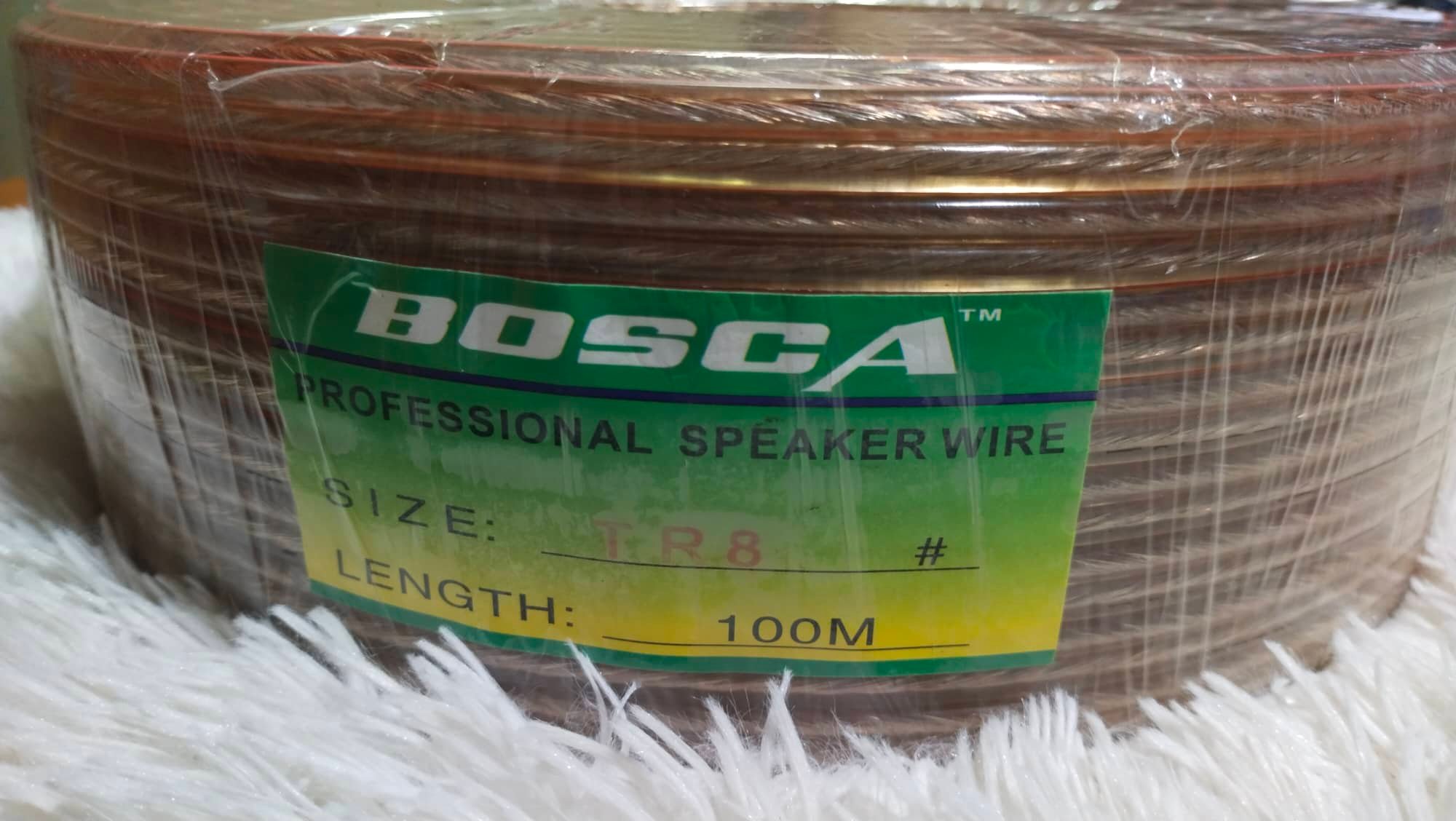 Speaker Wire High Quality Transparent 1 roll Bosca Brand | Lazada PH