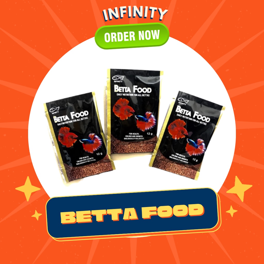 Infinity Betta Food Daily Nutrition for All Bettas Grooming Color ...