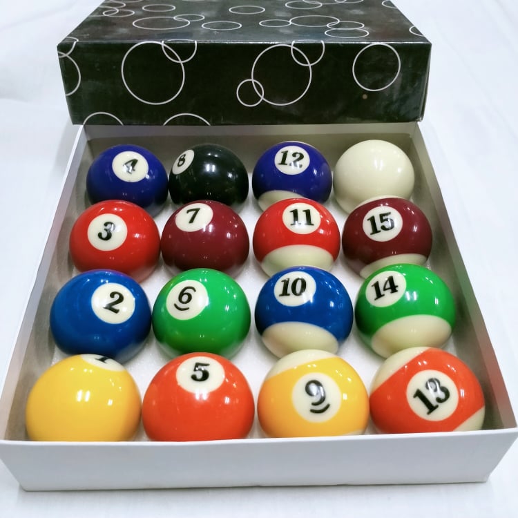 2 1/4 INCHES STANDARD SIZE TAIWAN BILLIARDS BALL SET | Lazada PH