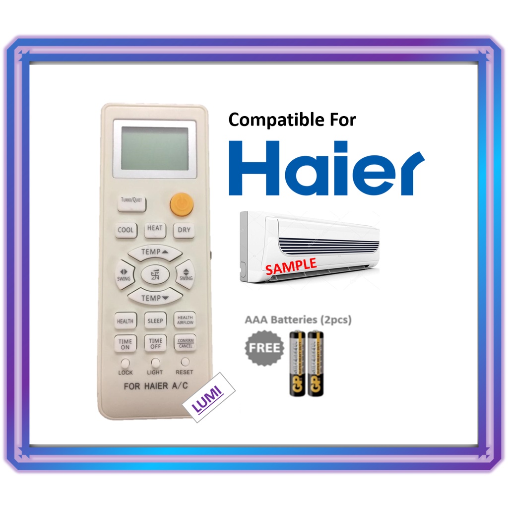 Haier Air Cond Air Conditioner Remote Control HE-06 | Lazada PH