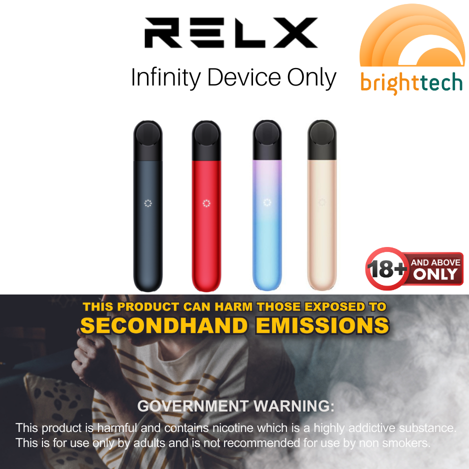 RELX Infinity Device Only - Original Vape Pen (Black, Red, Sky Blush ...