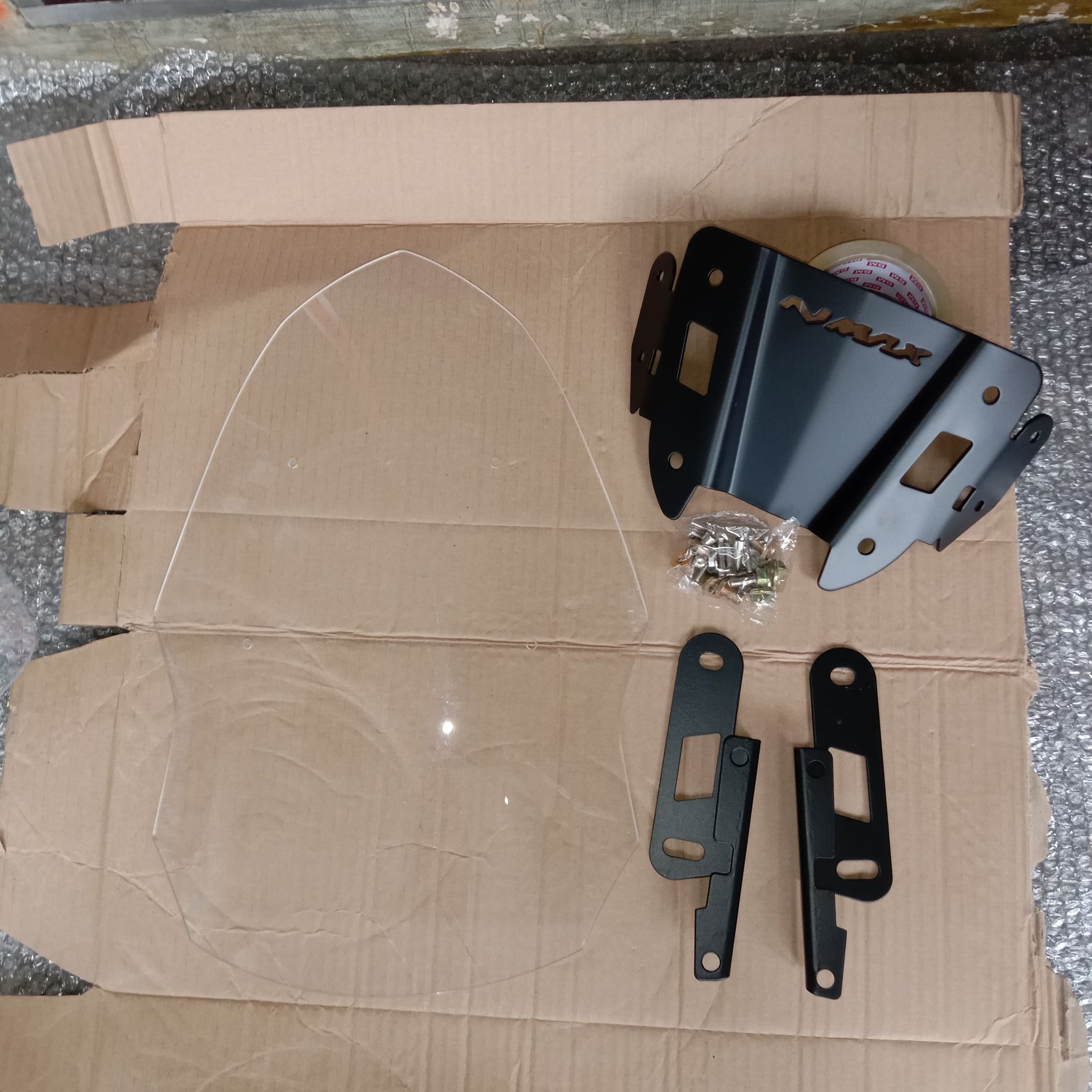 NMAX VISOR WITH BRACKET 2019 | Lazada PH