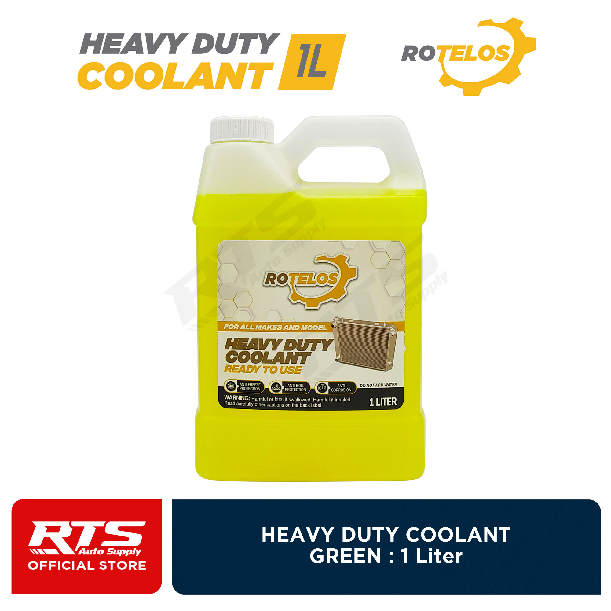 Rotelos Heavy Duty - Ready to Use Coolant Green 1 Liter ( 1L ) | Lazada PH