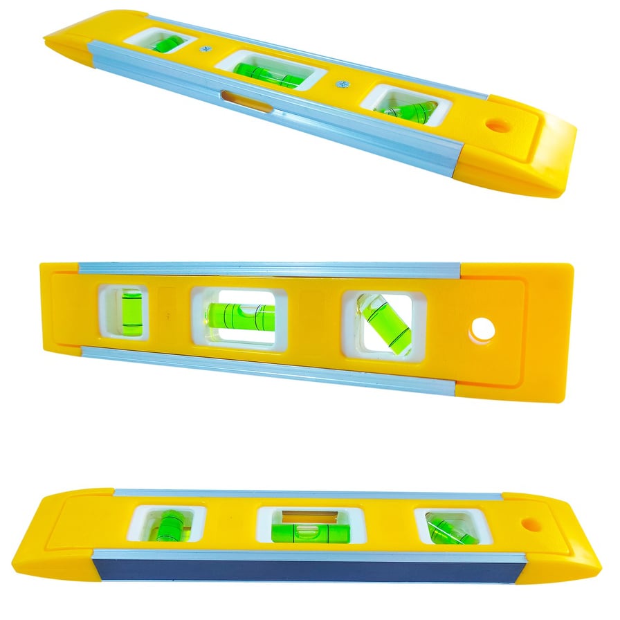 Torpedo Level Magnetic Base Horizontal measuring ruler 9” | Lazada PH