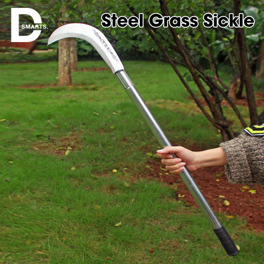Steel Grass Sickle, Karit, Karet, Multipurpose Gardening Weeding Grass ...