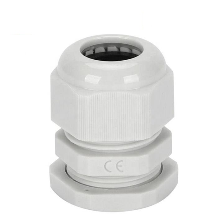 10 PCS High grade Metric Thread Waterproof plastic IP68 nylon Black White Cable Glands Joints ...