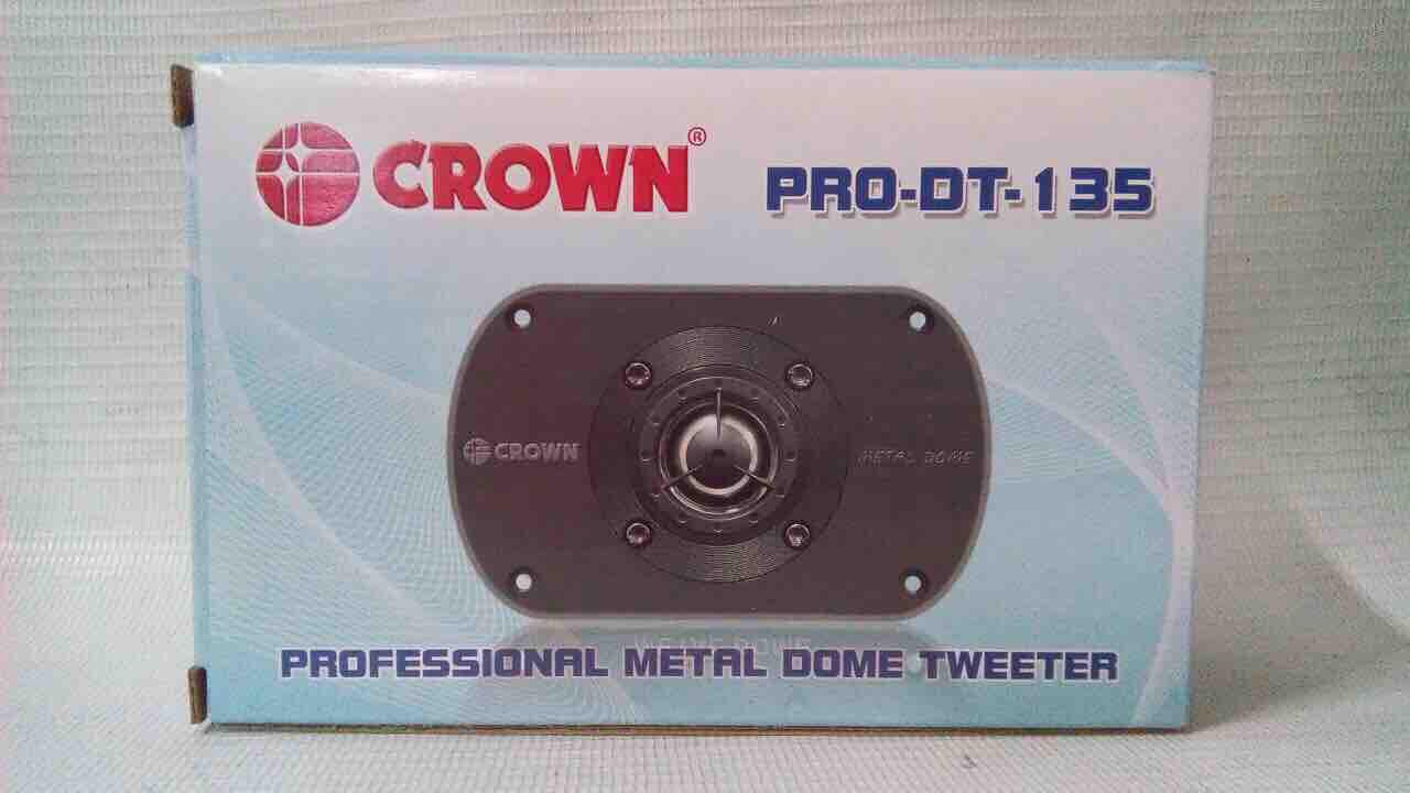 CROWN PRO-DT-135 Professional Metal Dome Tweeter | Lazada PH